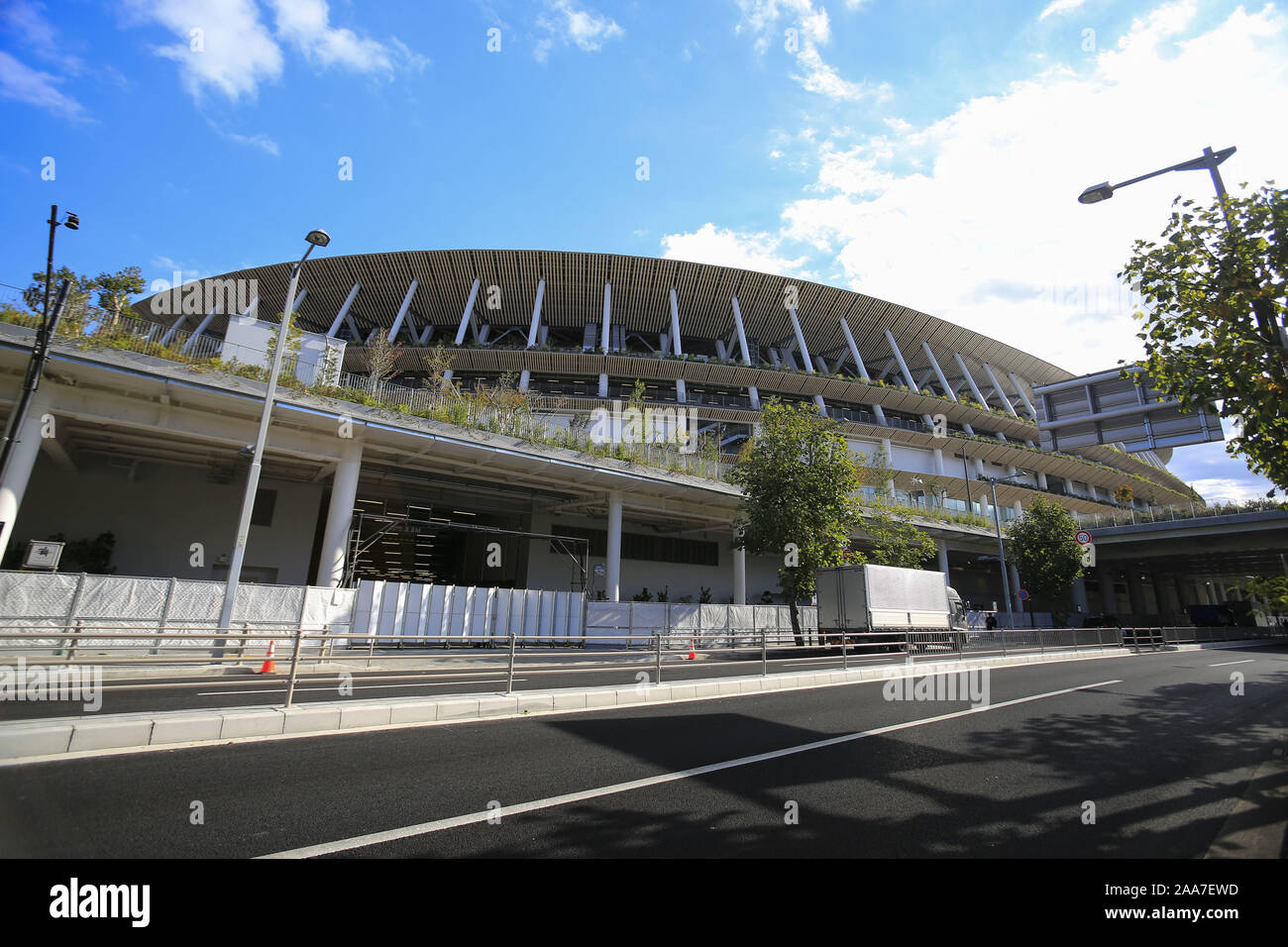 Tokyo, Japan. 20th Nov, 2019. A general view of the new National ...