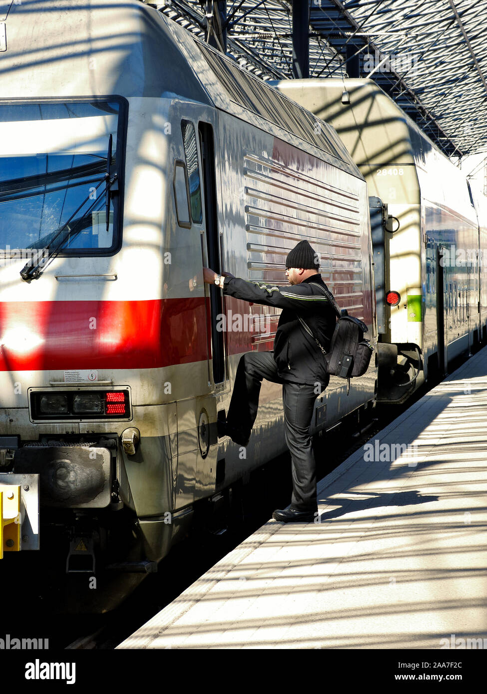 Modern train driver hi-res stock photography and images - Alamy