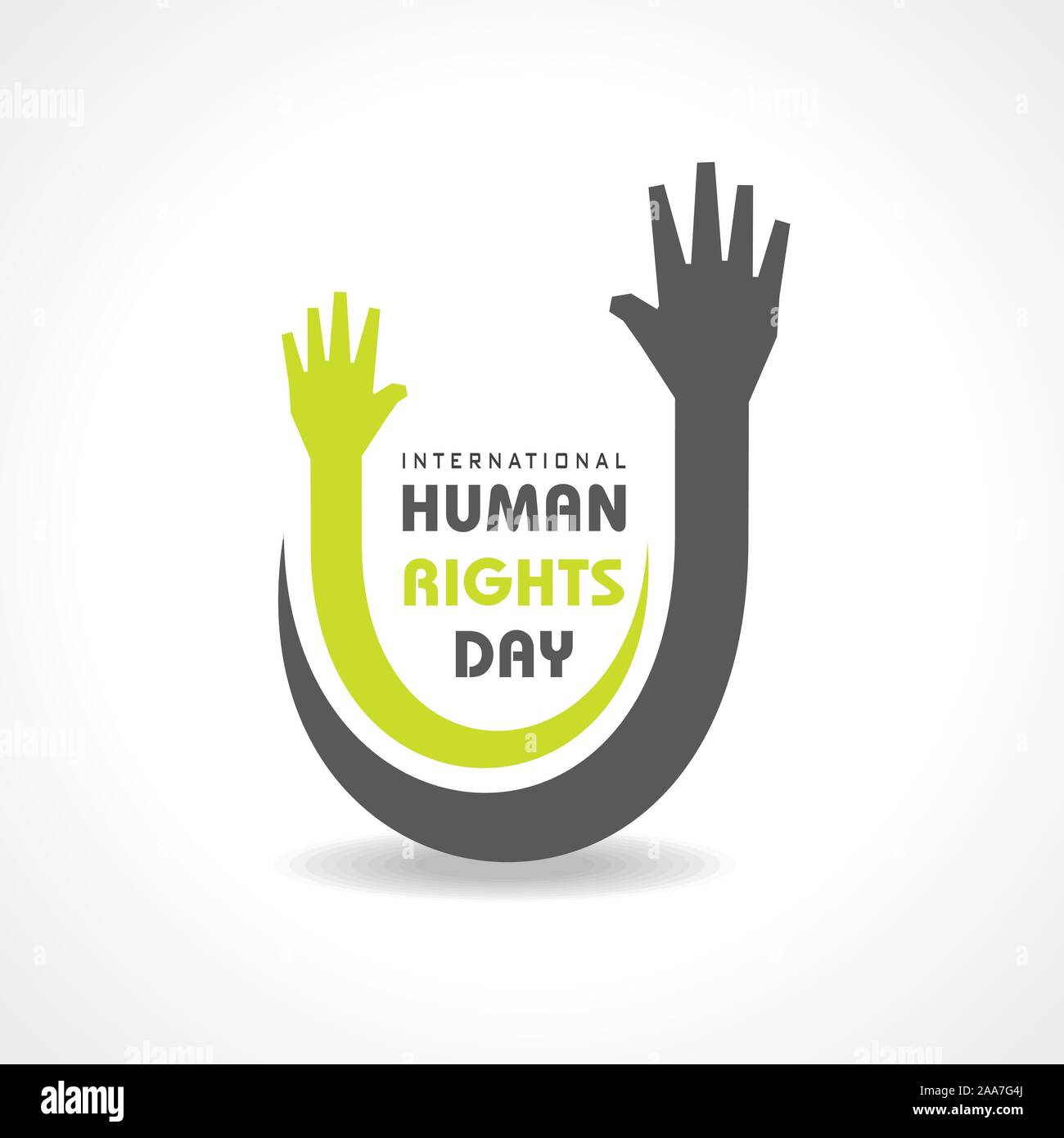 International Human Rights Day Stock Vector -10 December Stock Vector ...