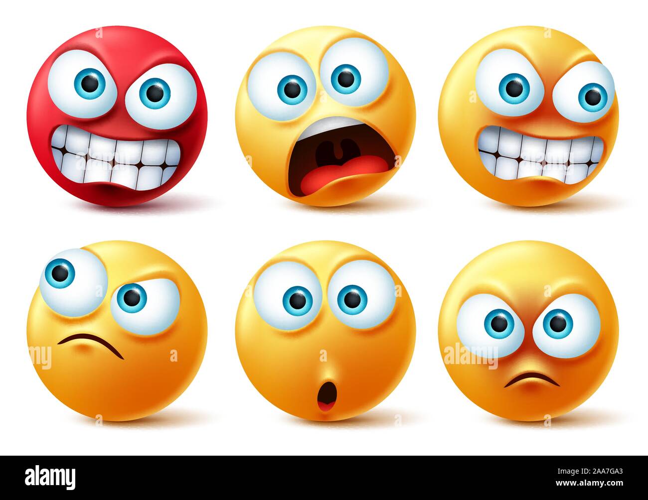 Cute Angry Smileys