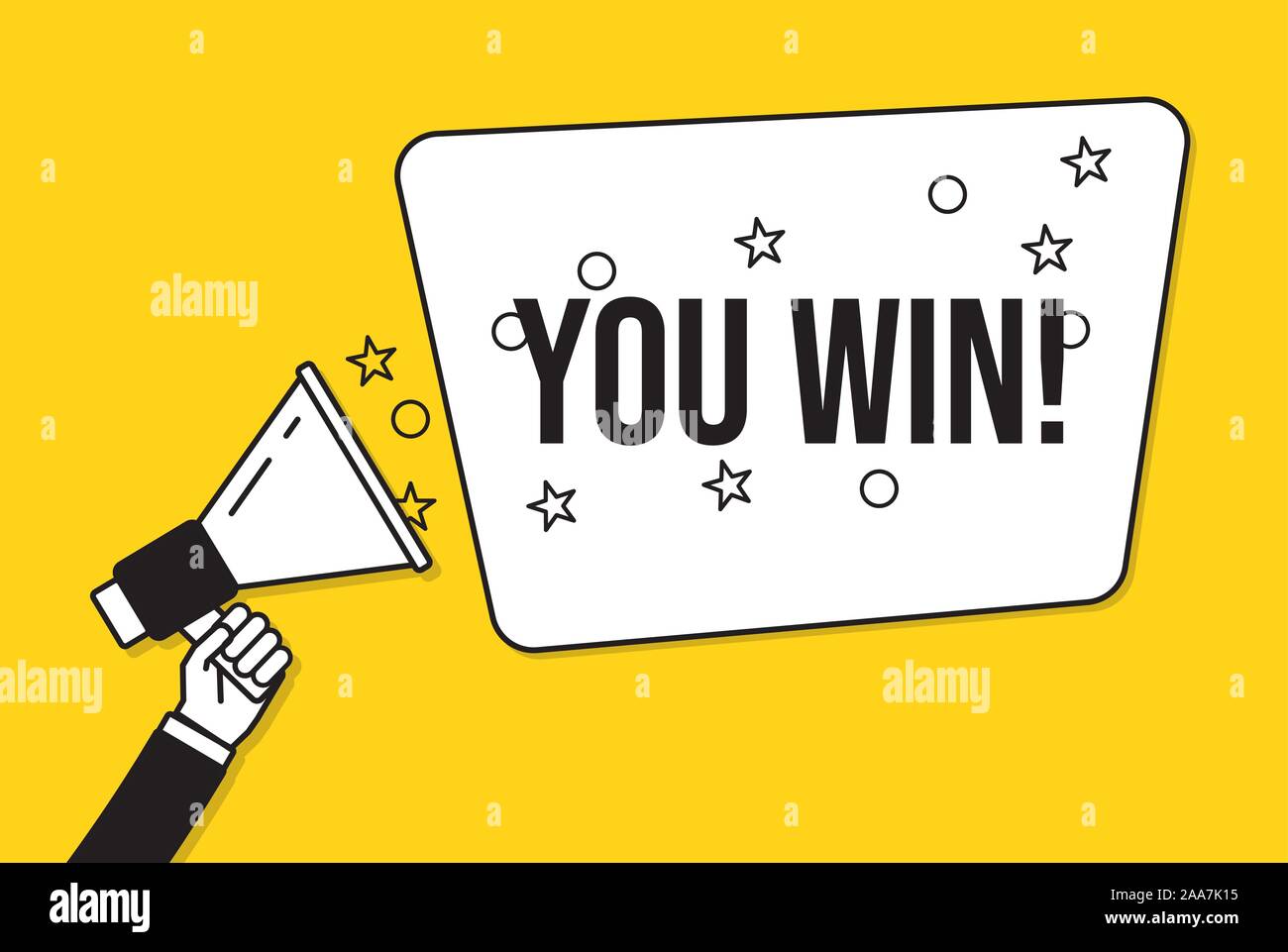 Prize notification Stock Vector Images - Alamy