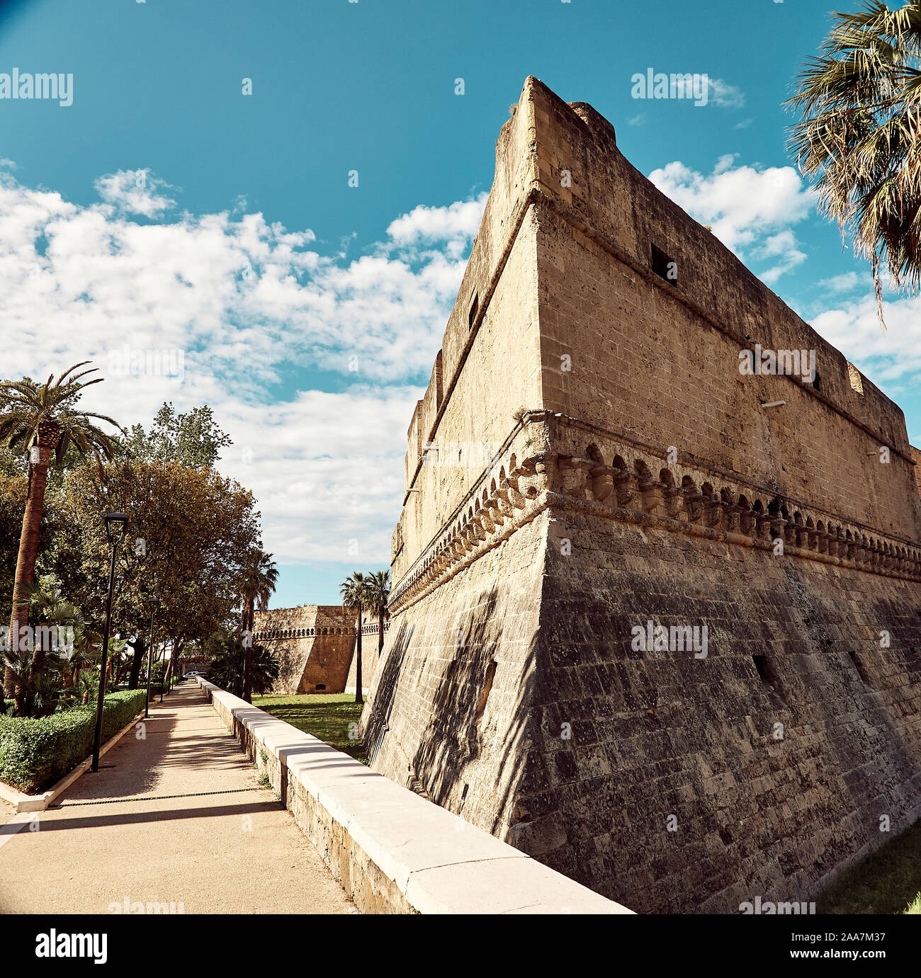 Norman- Swabian Castle. Bari. Apulia Stock Photo - Alamy