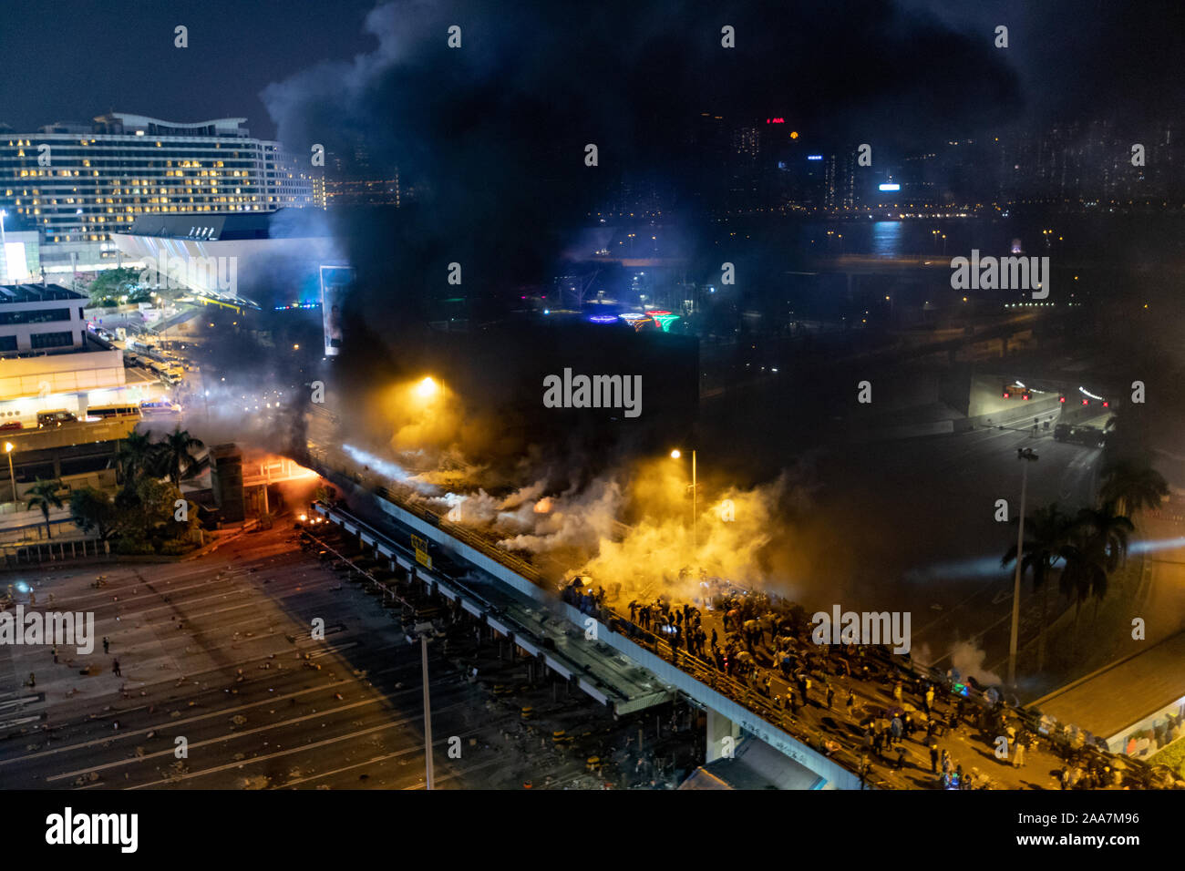 Hong kong 2019 explosion hi-res stock photography and images - Alamy