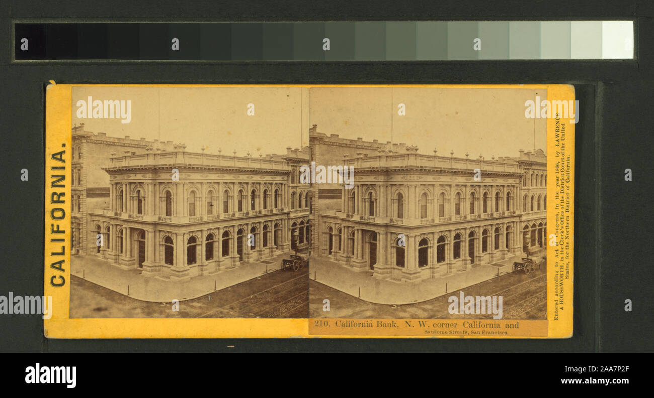California Bank, N.W. corner California and Sansome Streets, San ...