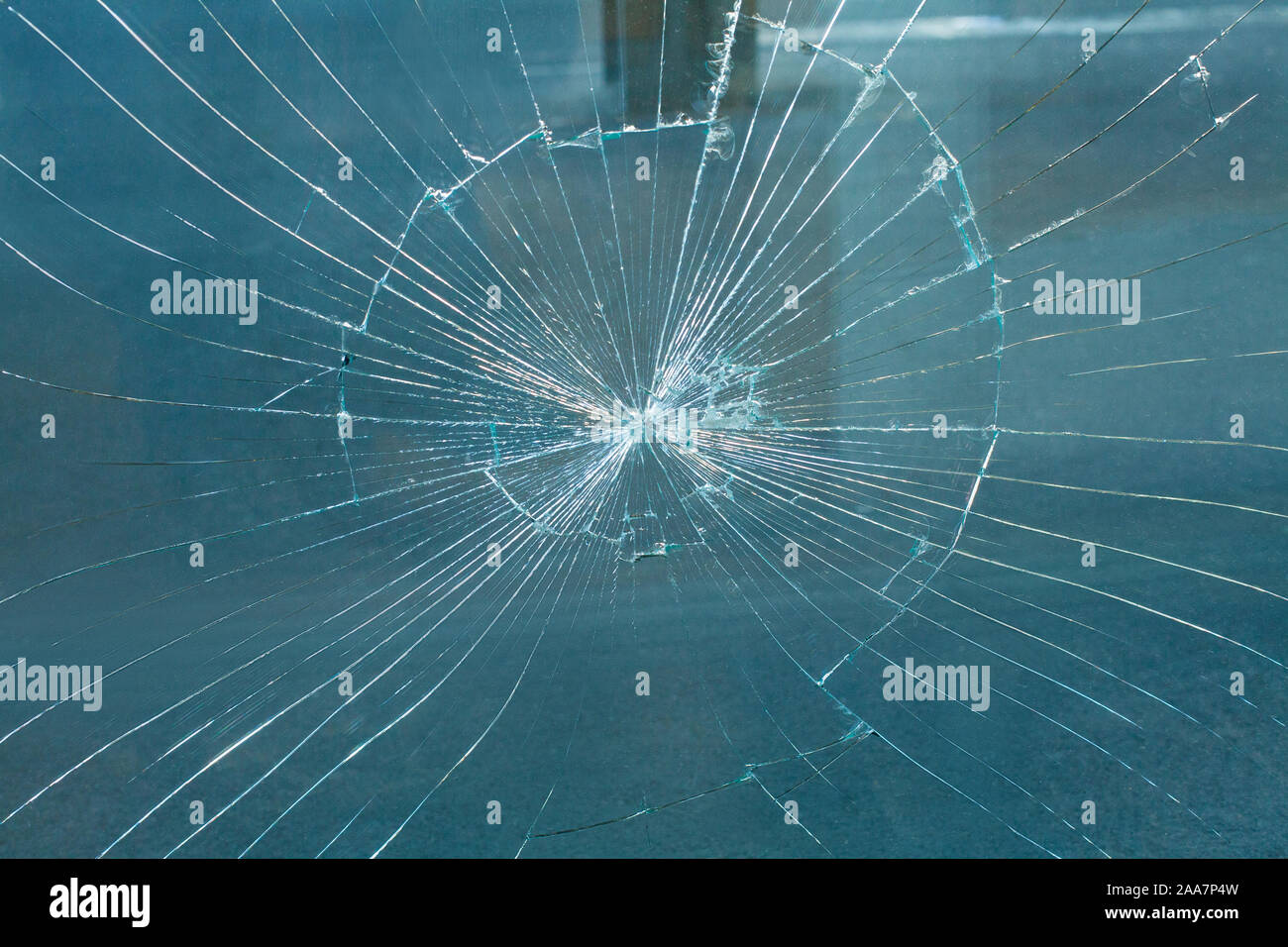 Broken Glass Pane. Smashed Glass Stock Photo - Alamy