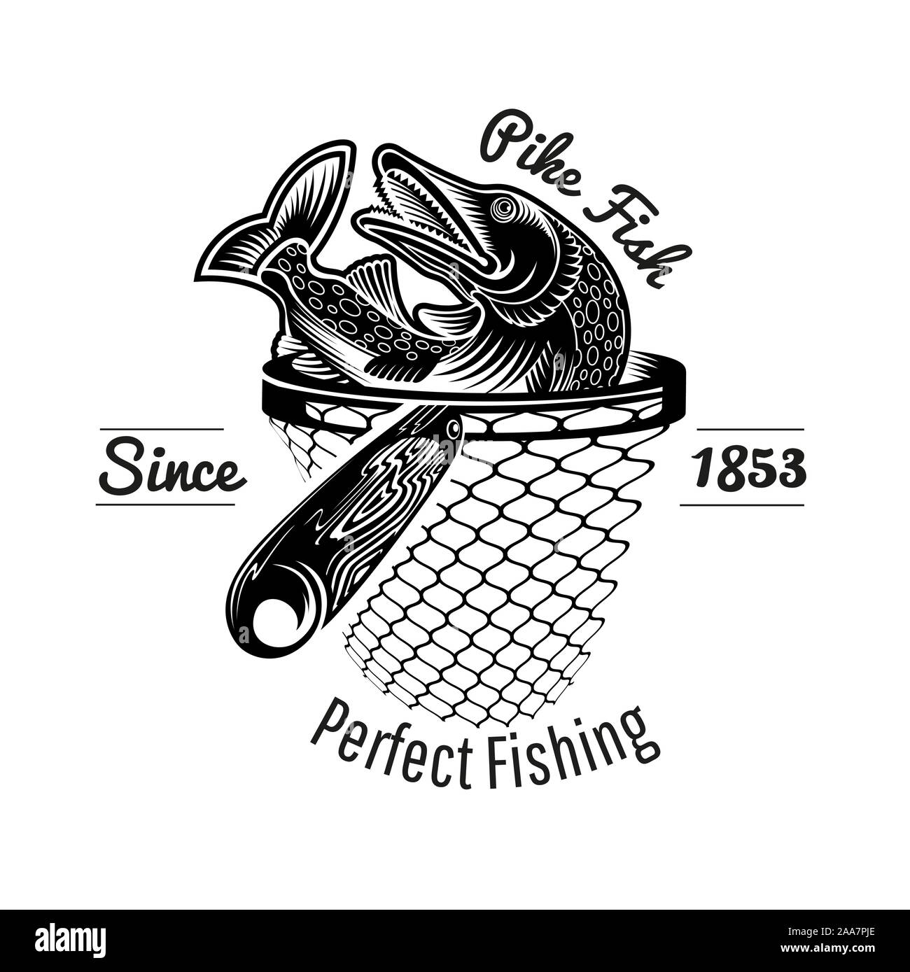 Pike landing Stock Vector Images - Alamy