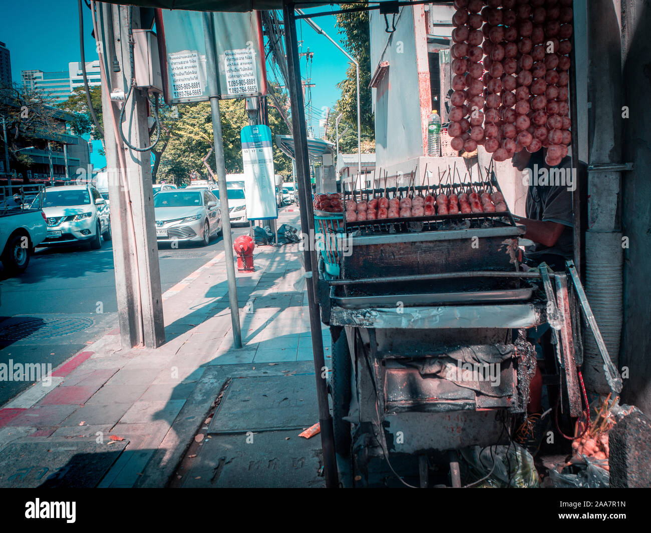 Bangkok street life Stock Photo - Alamy