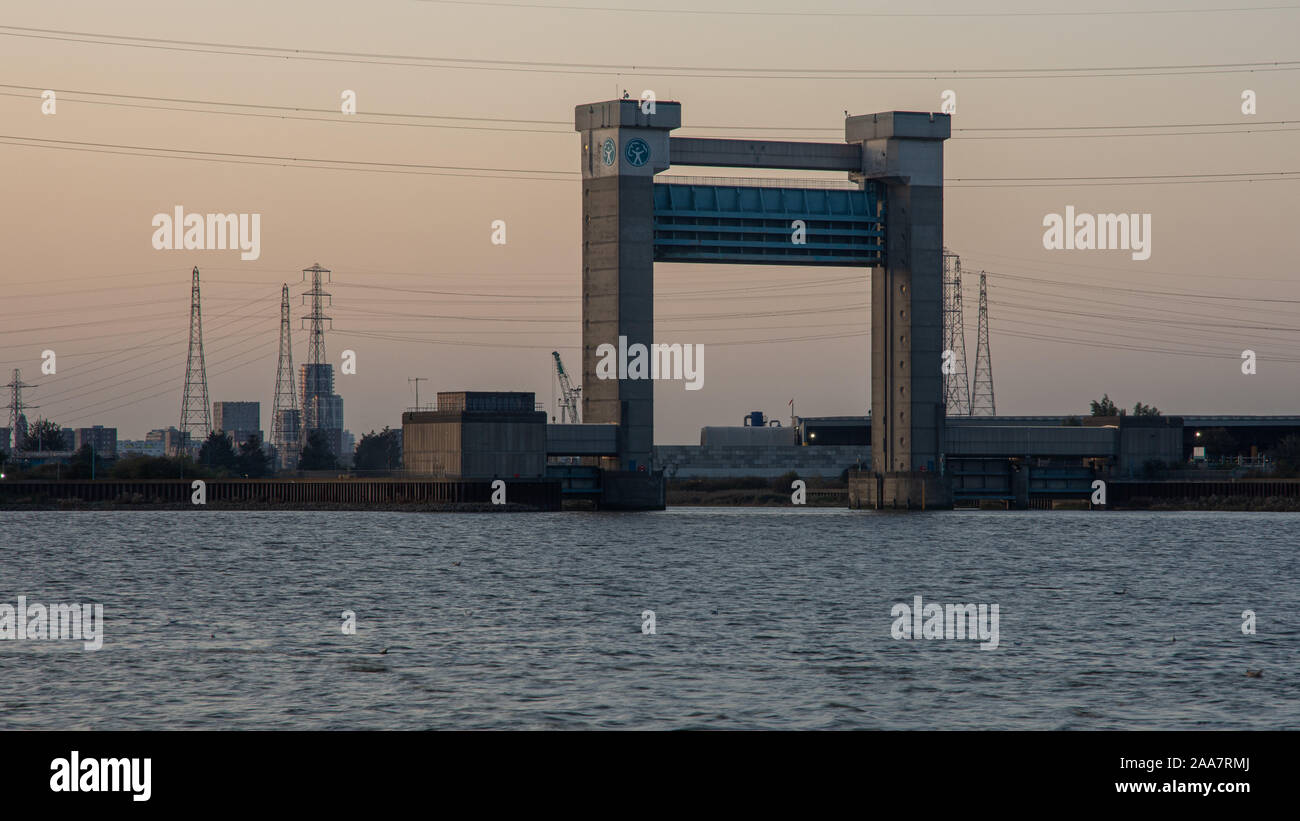 Barking creek flood barrier london hi-res stock photography and images ...