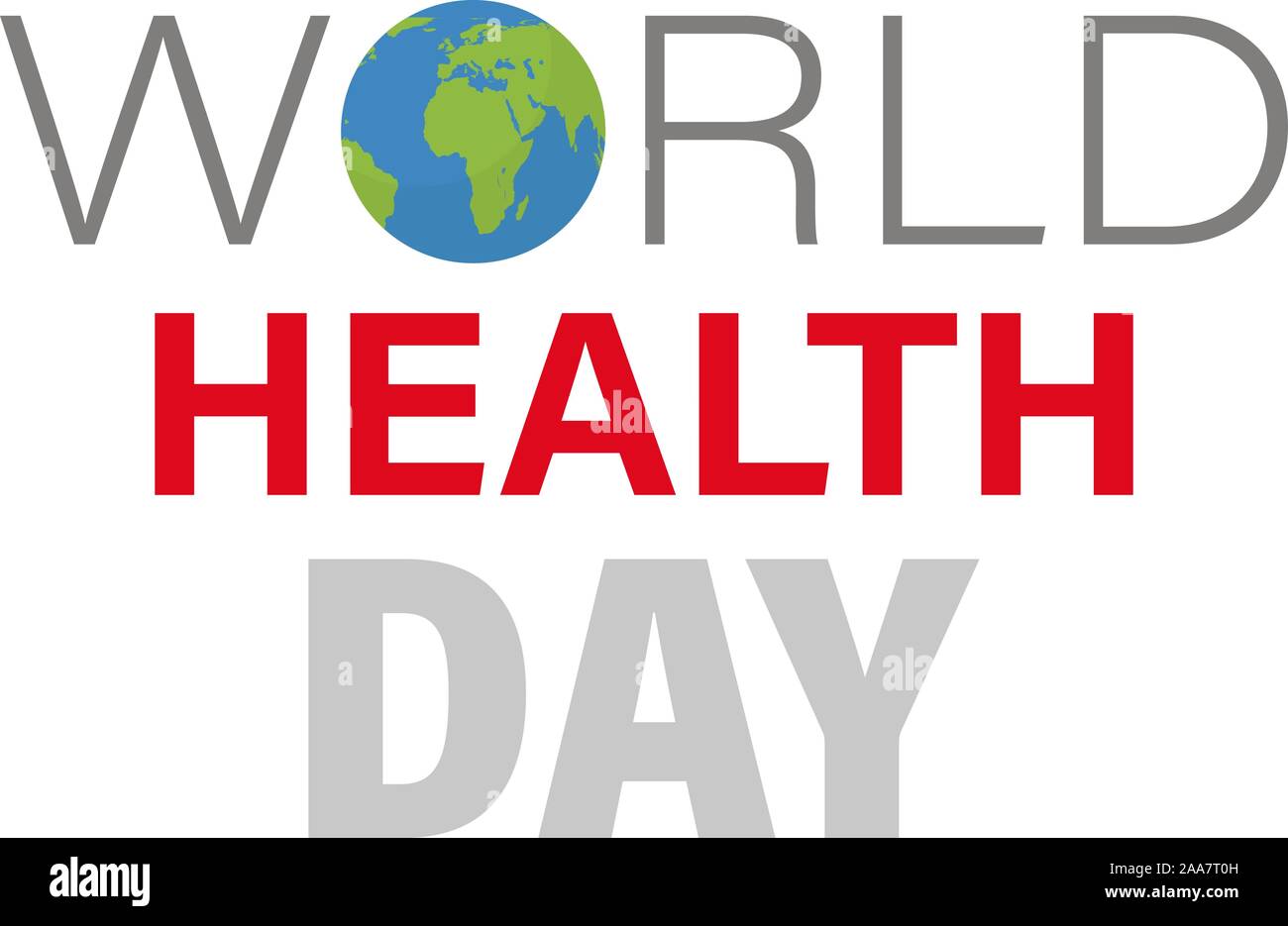 Health day. World health days. Card for health day. Banner or poster ...