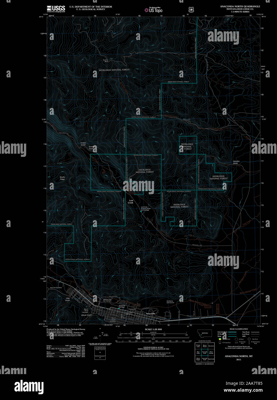 Map of anaconda hi-res stock photography and images - Alamy