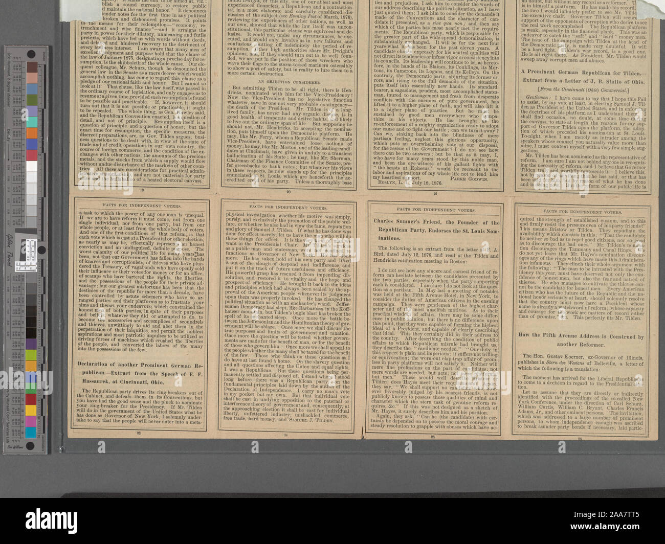 Campaign material; Campaign material Stock Photo - Alamy