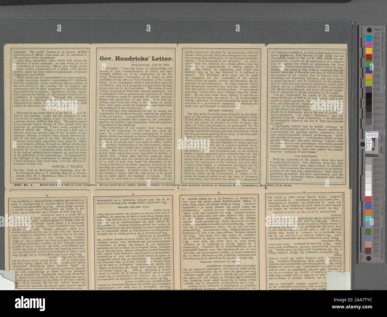 Campaign material; Campaign material Stock Photo - Alamy