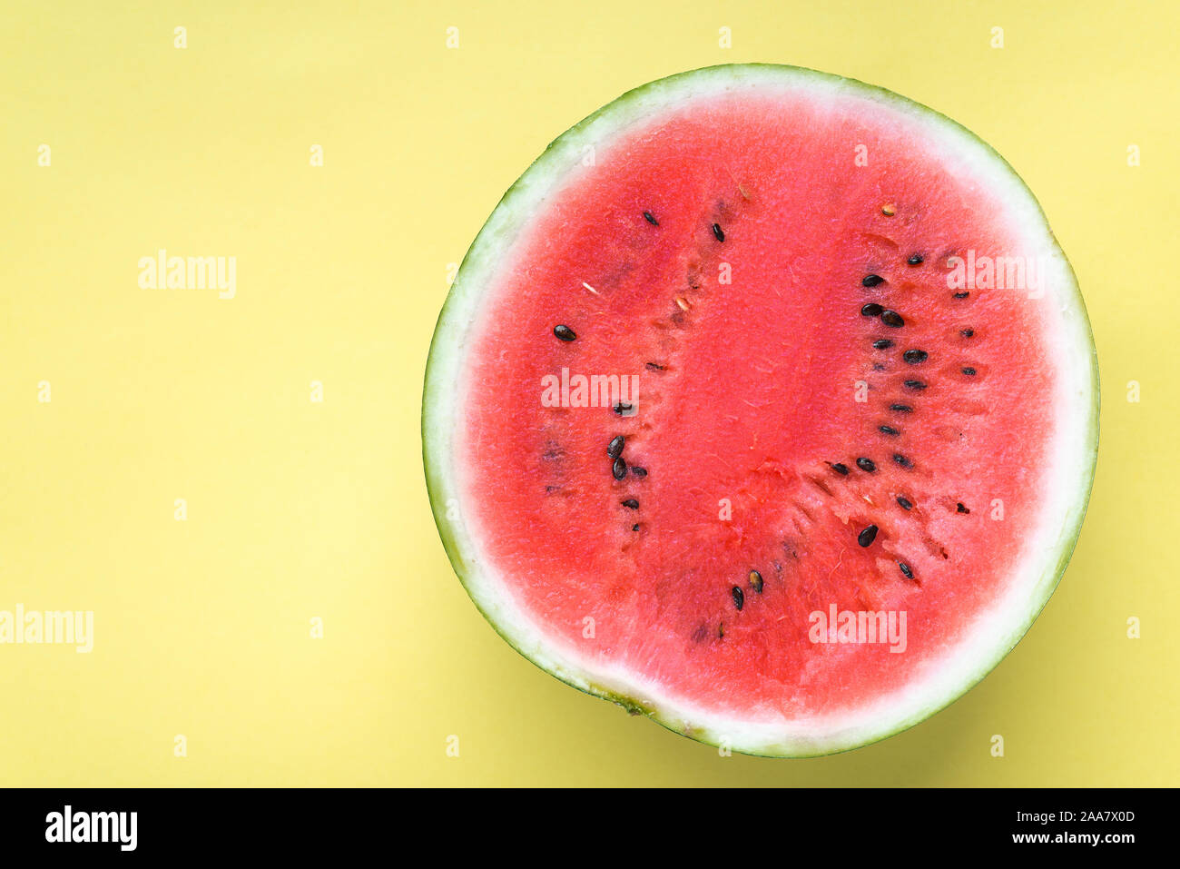Half of watermelon, fresh colorful fruit background Stock Photo - Alamy