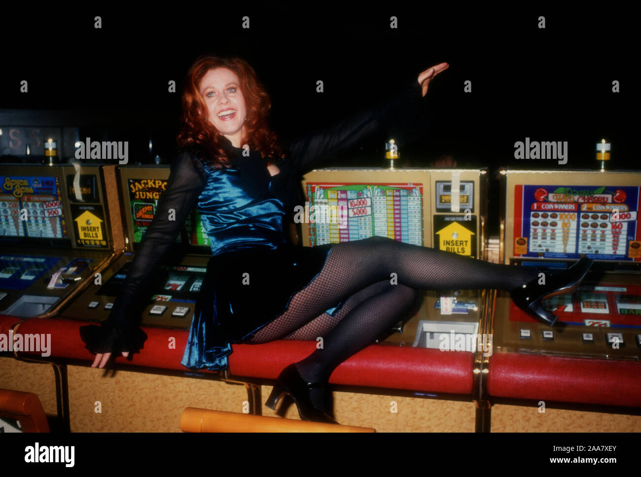 Las Vegas, Nevada, USA 10th March 1995 Singer Kate Pierson of the B-52 ...