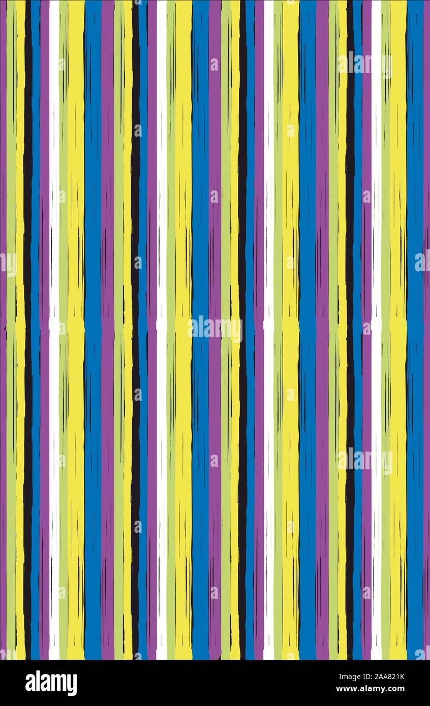 Colorful seamless stripes. Lines print of fabric or paper. - vector ...