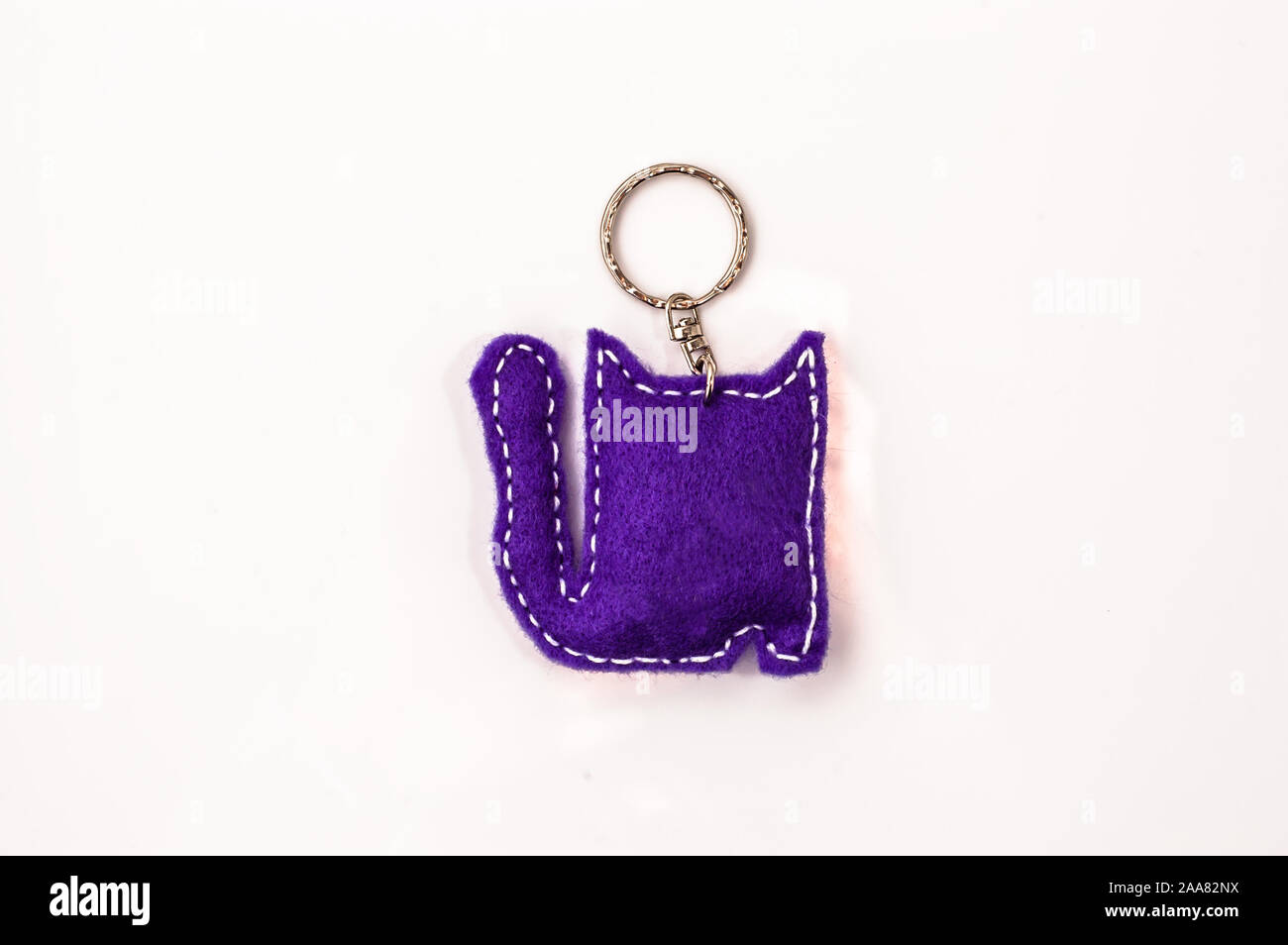 Key chain isolated on white background Stock Photo - Alamy