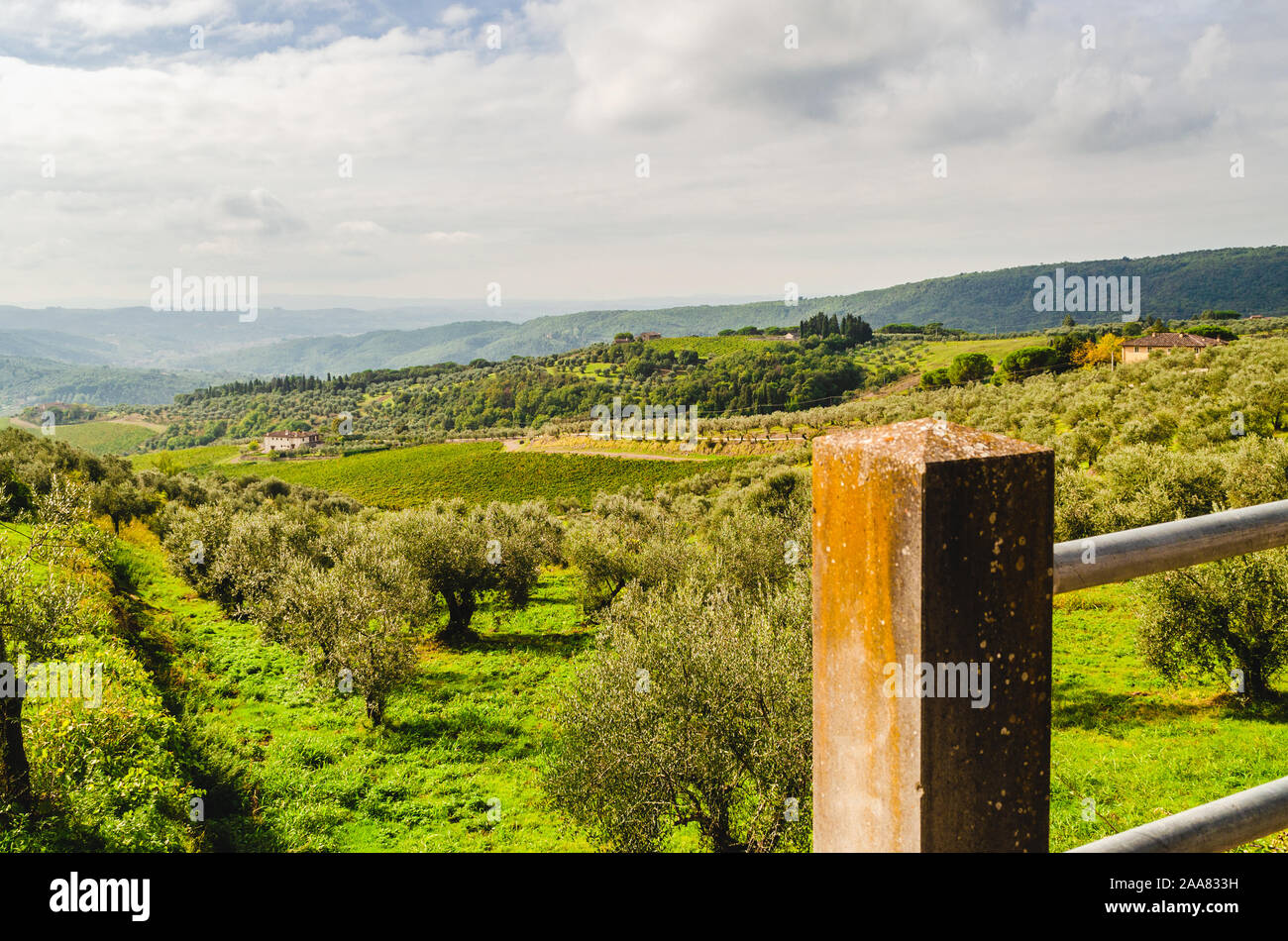 Tuscany, Italy, beautiful typical italian countryside landscape ...