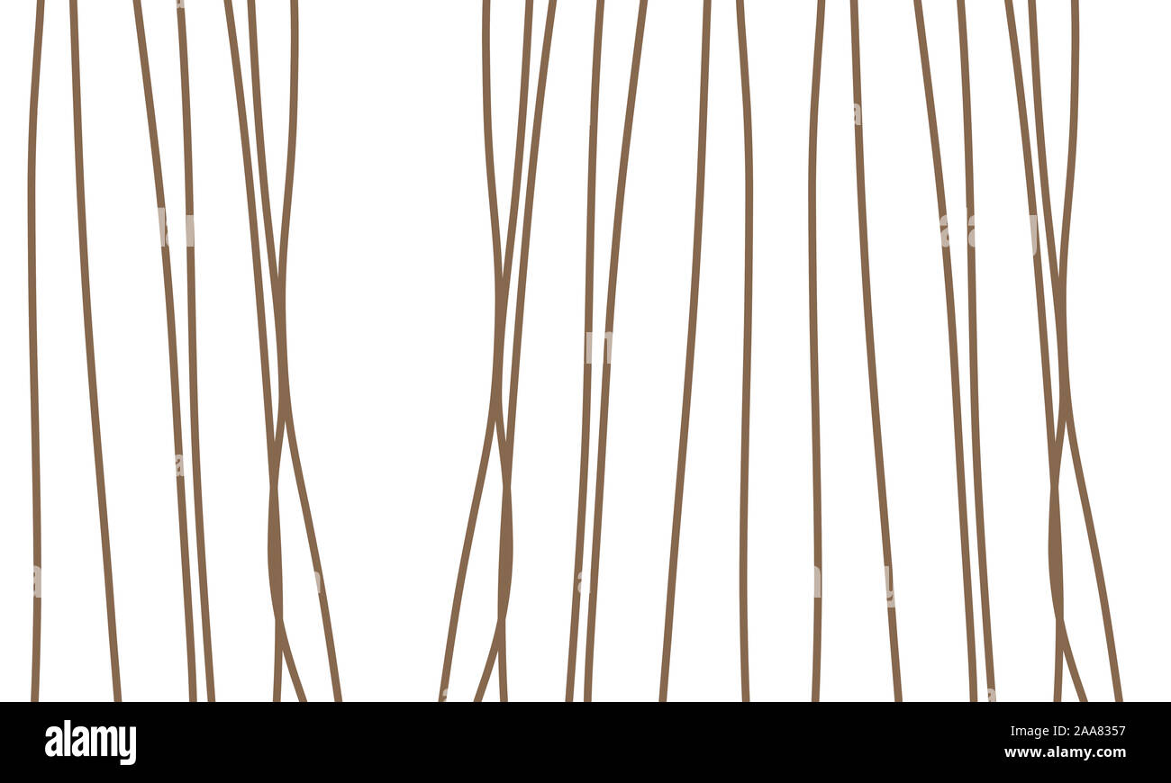 Abstract Tree Growth Line Seamless Pattern Stock Photo - Alamy