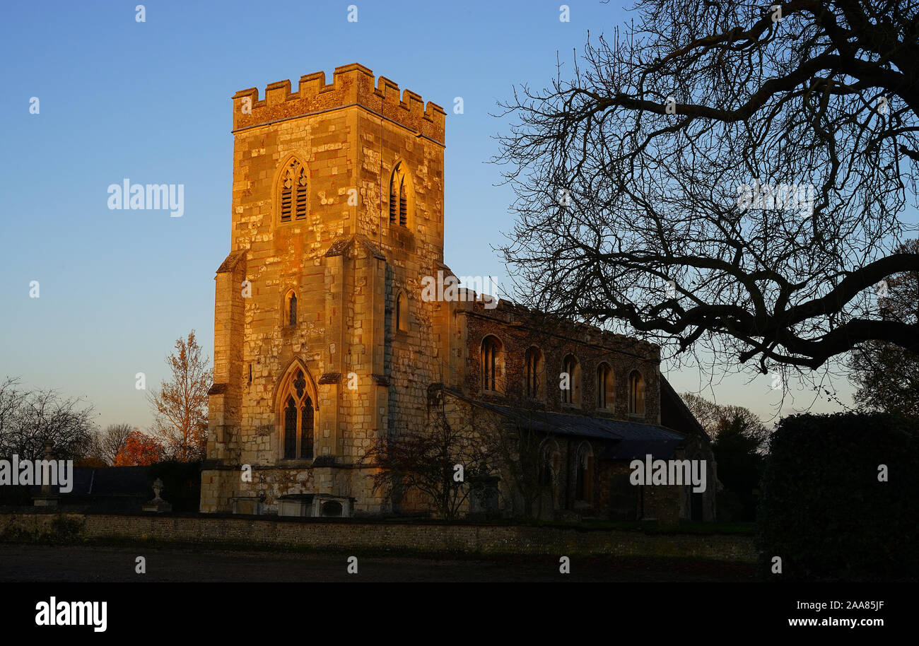 St Mary's Church, Comberton Stock Photo - Alamy