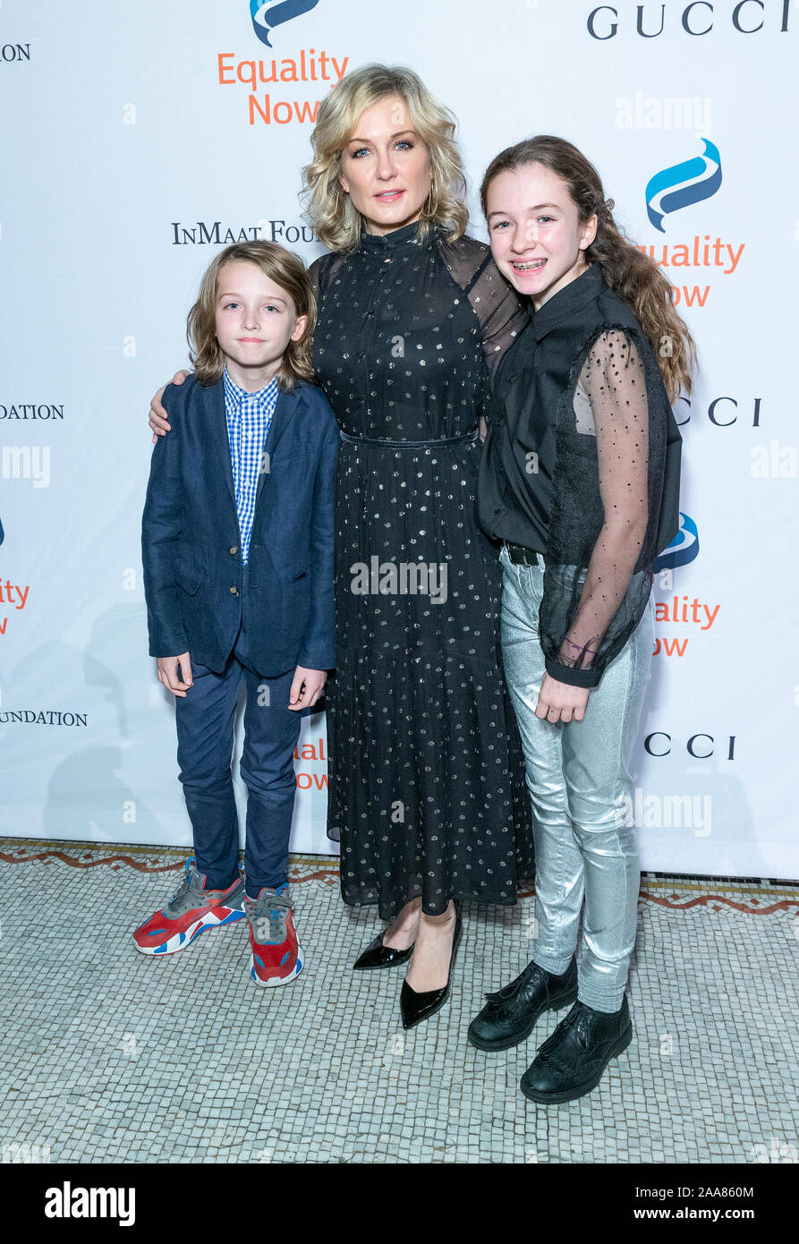 Nigel Butler, Amy Carlson, Lyla Butler attend the annual Make Equality ...