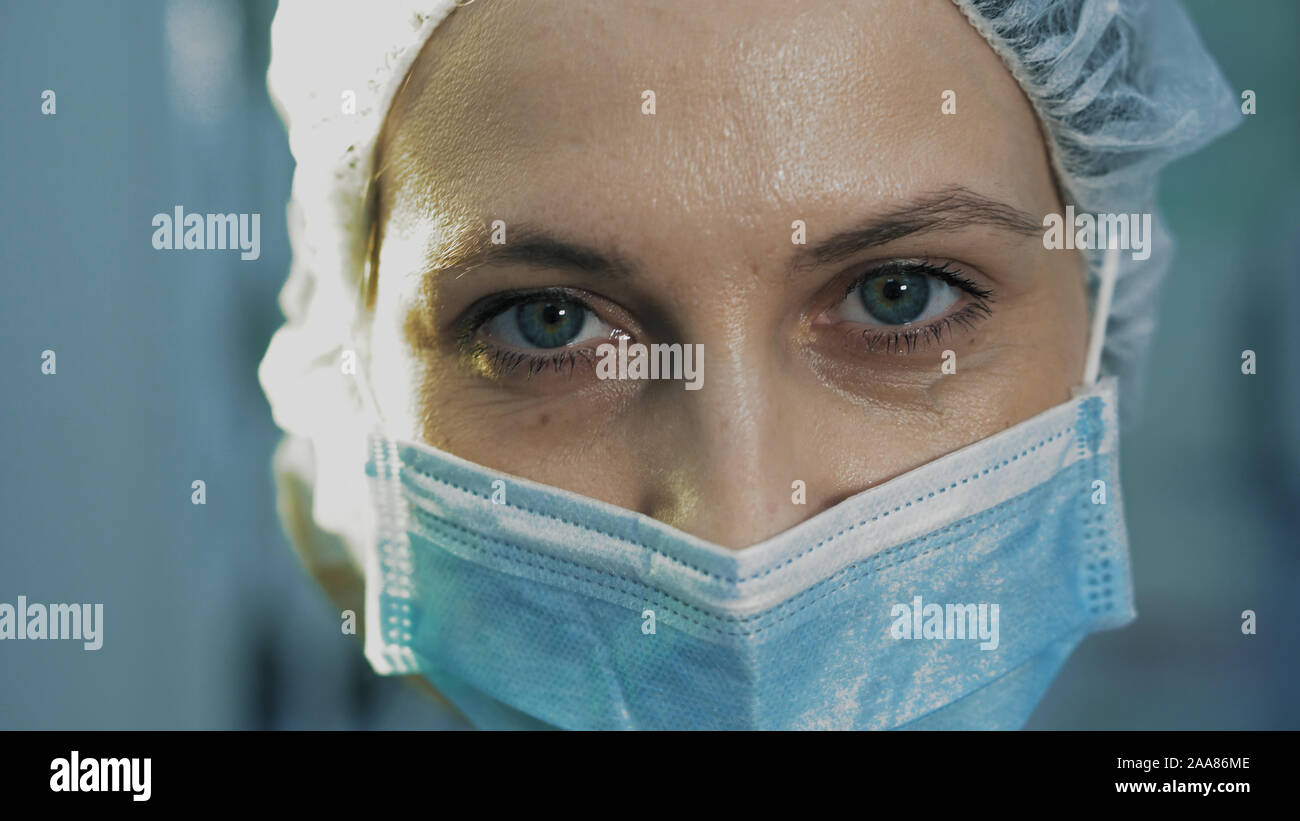 Exhausted Doctor After Surgery