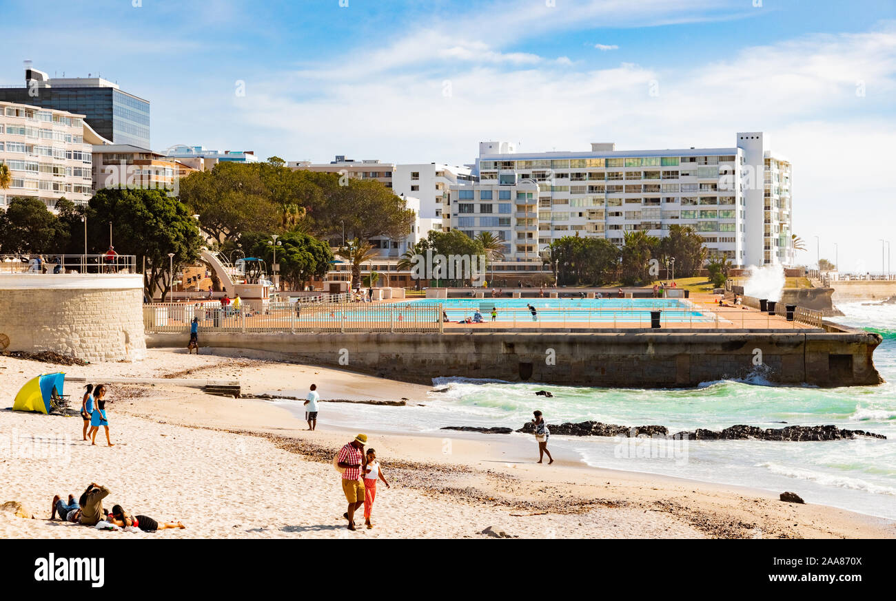 Cape Town, South Africa - October 15, 2019: View of Pavilion Public ...