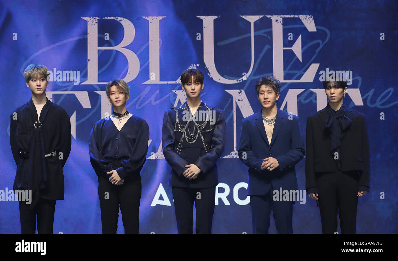 20th Nov, 2019. S. Korean boy group Astro South Korean boy group Astro ...