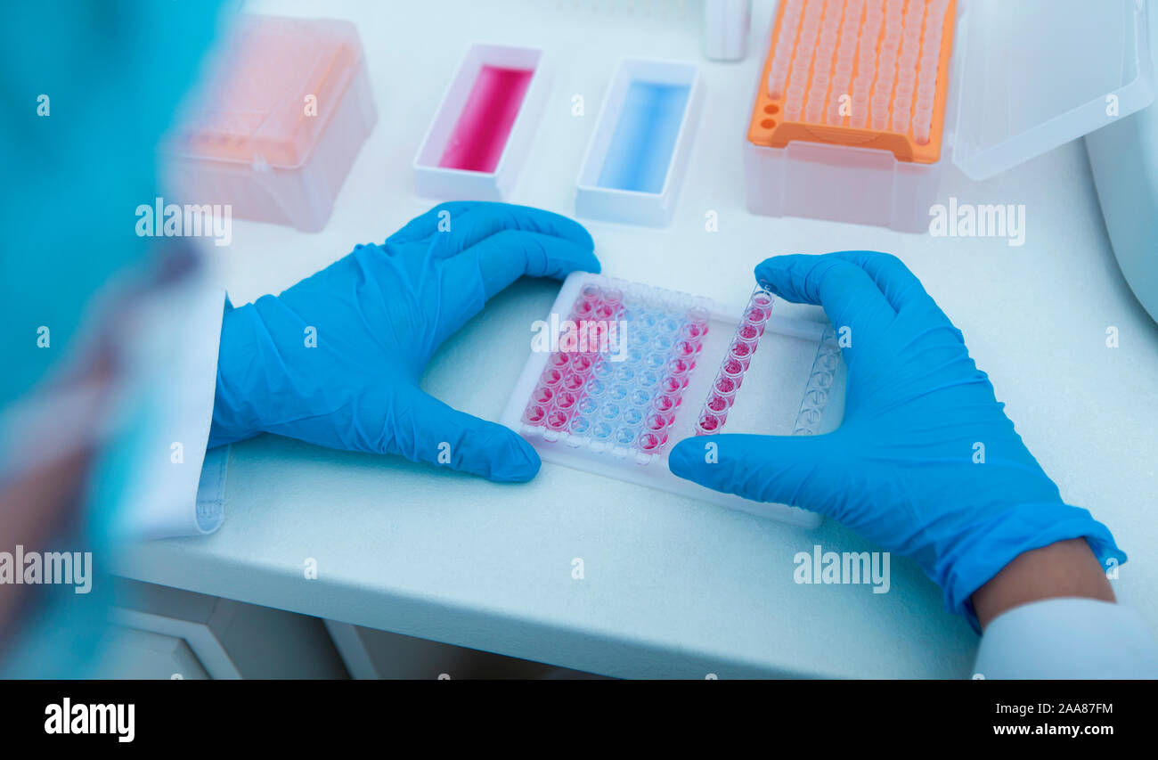 Lab container woman hi-res stock photography and images - Alamy