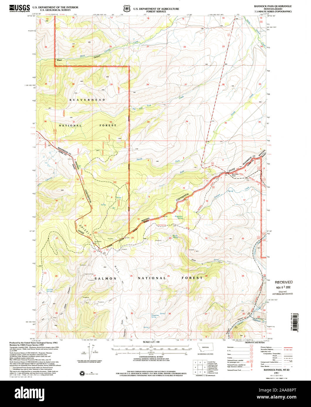 Map of bannock Cut Out Stock Images & Pictures - Alamy