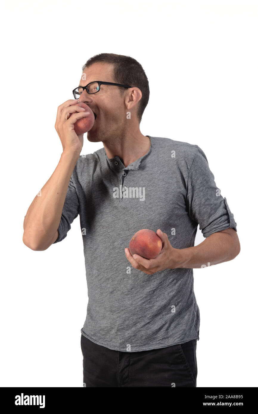 White lady peach hi-res stock photography and images - Alamy