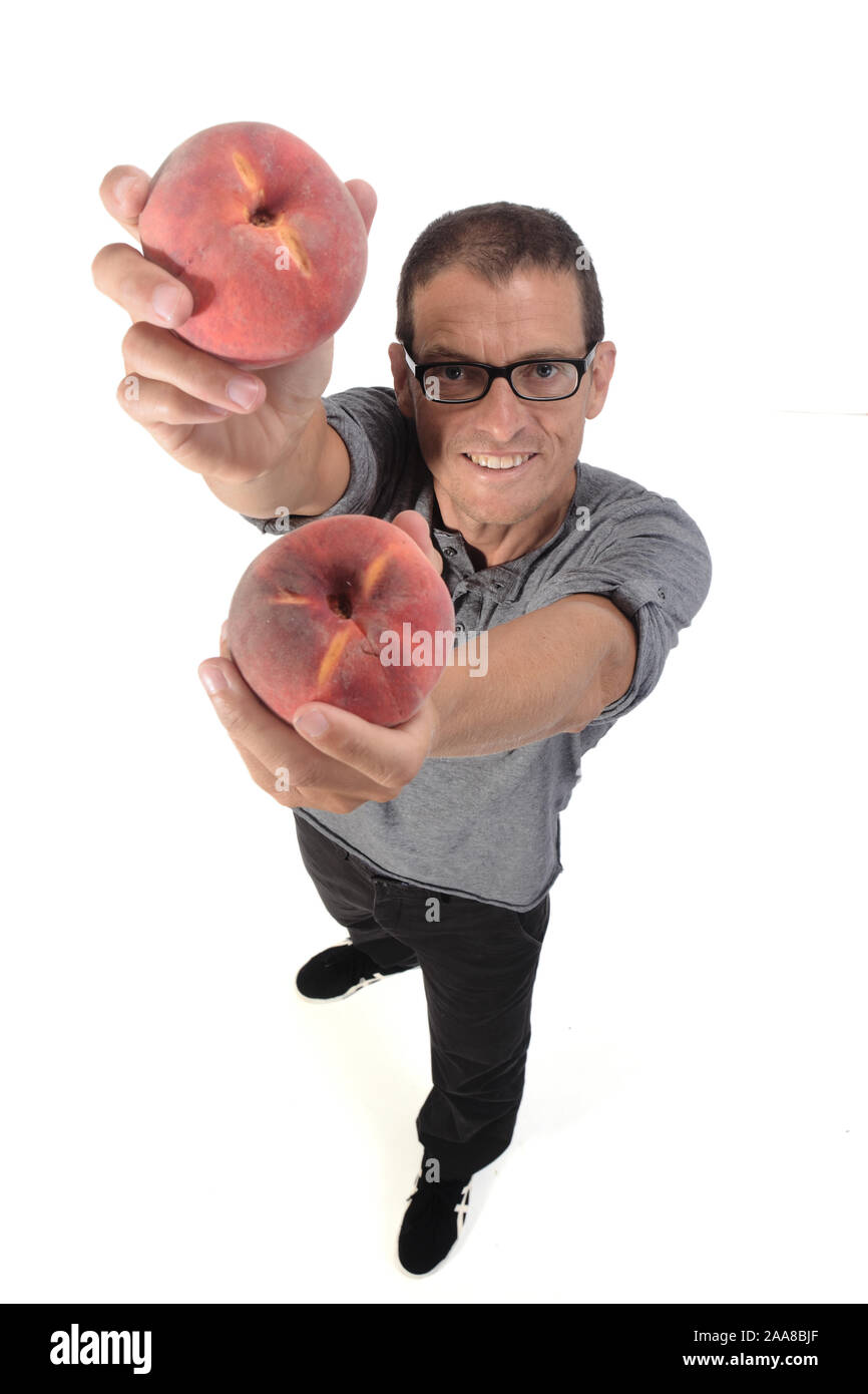 Peach man Cut Out Stock Images & Pictures - Alamy