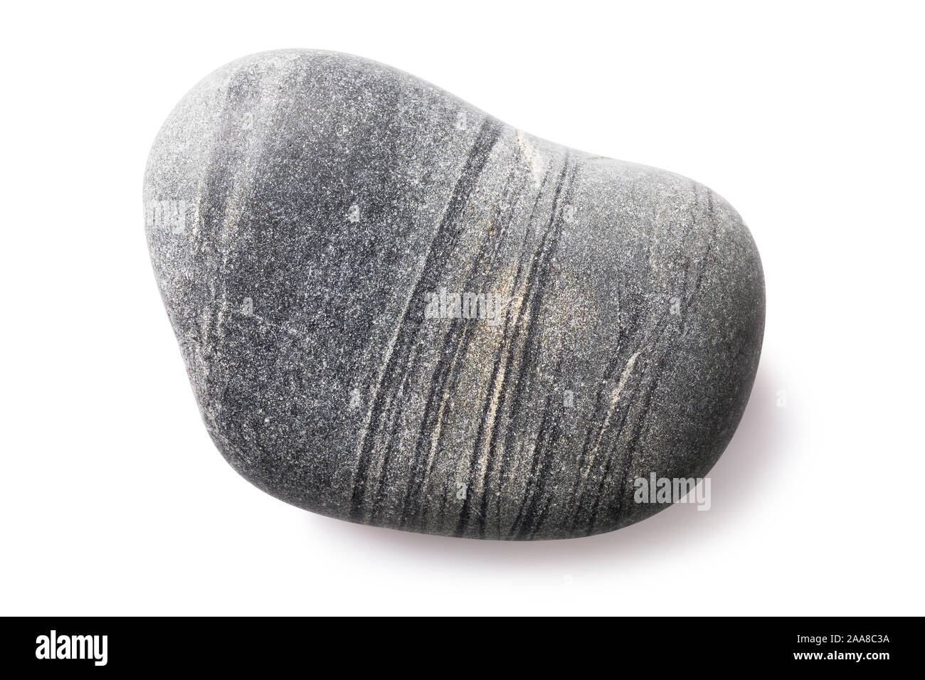 Pebbles stacked in sea Cut Out Stock Images & Pictures - Alamy