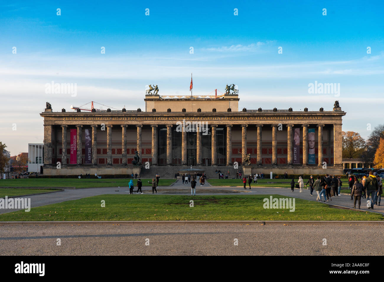 The Altes Museum in Berlin. From a series of travel photos in Germany ...