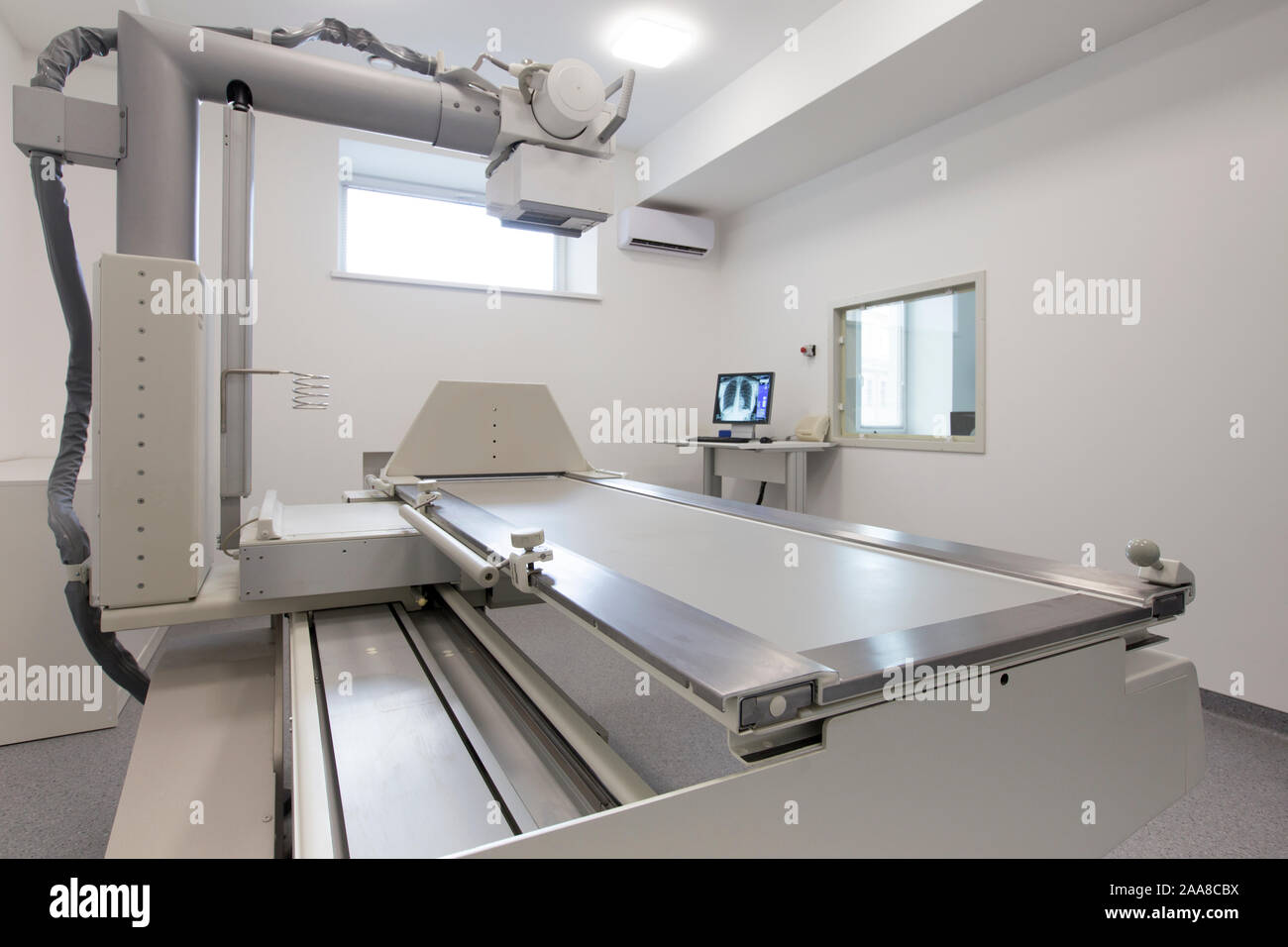 Modern laboratory interior with newest and latest equipment Stock Photo ...