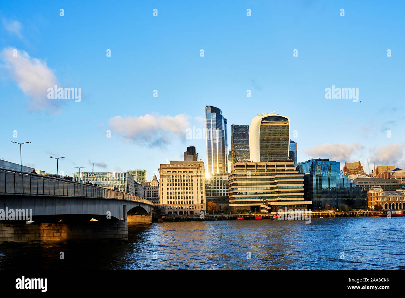 Panorama of The City of London Square Mile. London. England. UK Stock ...