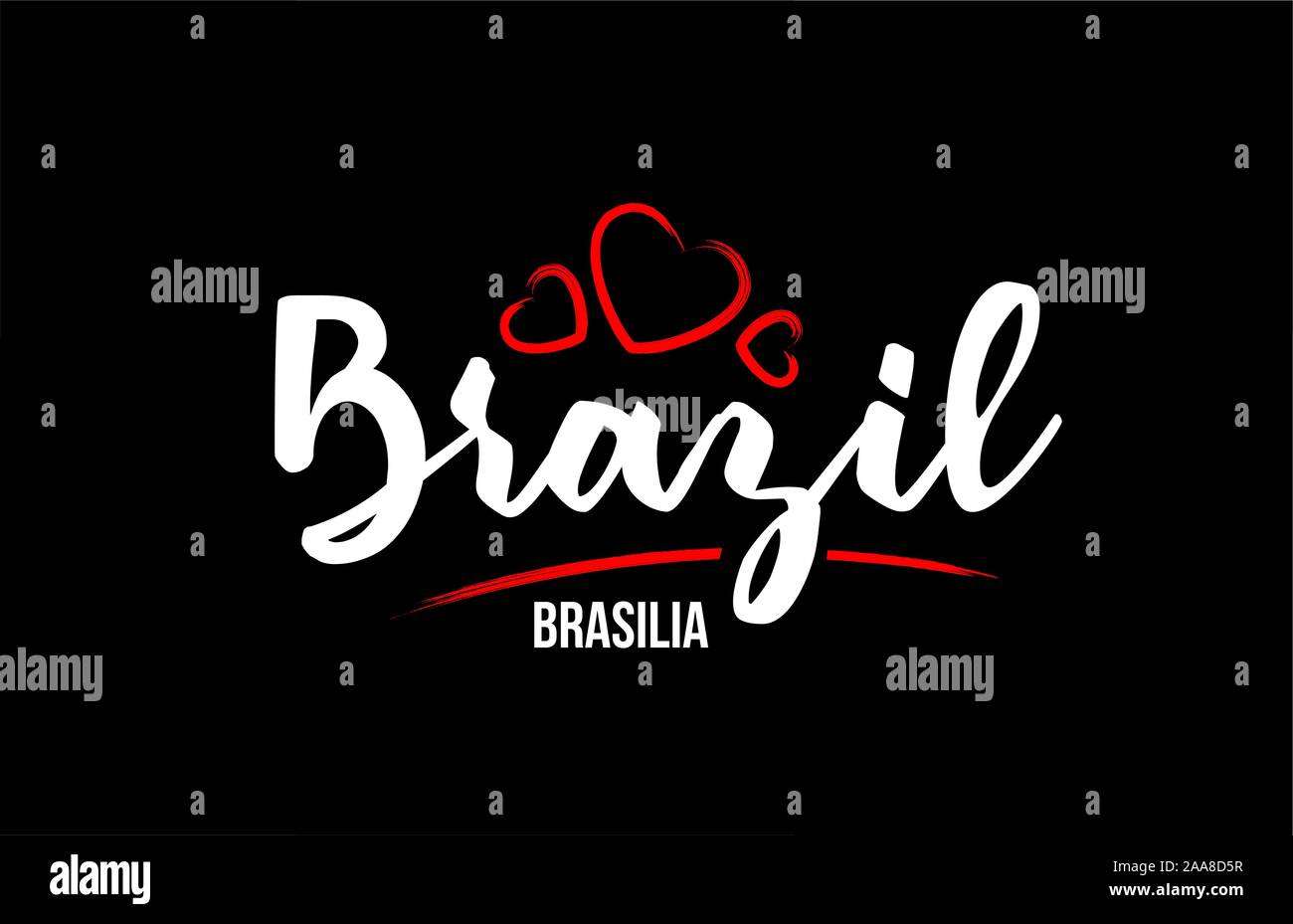 Love brasilia Stock Vector Images - Alamy
