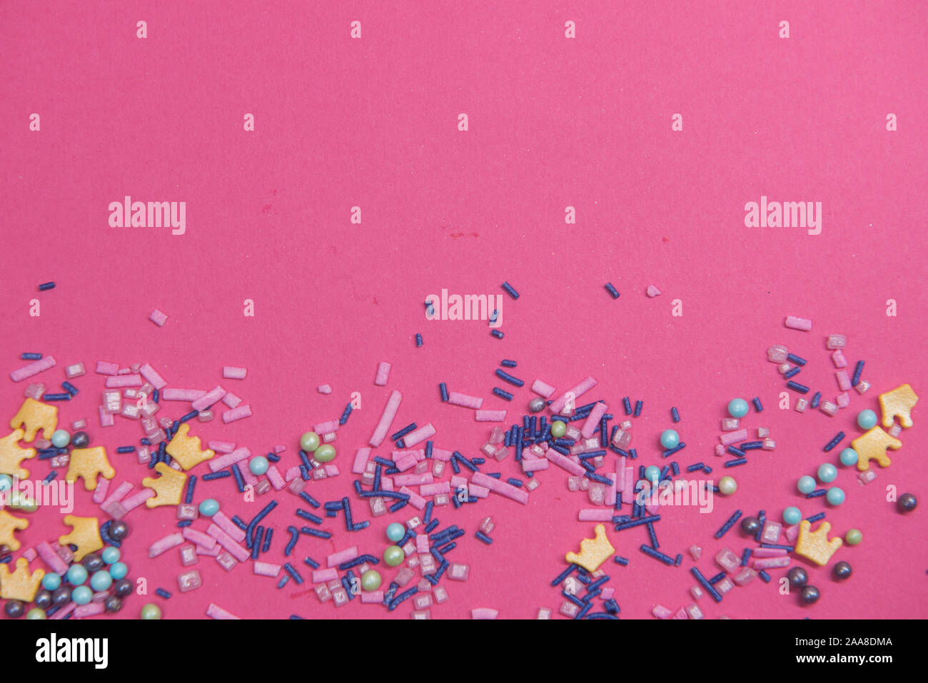 Border frame of colorful sprinkles Stock Photo - Alamy