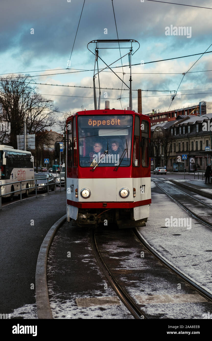 Tallinn public transport hi-res stock photography and images - Alamy