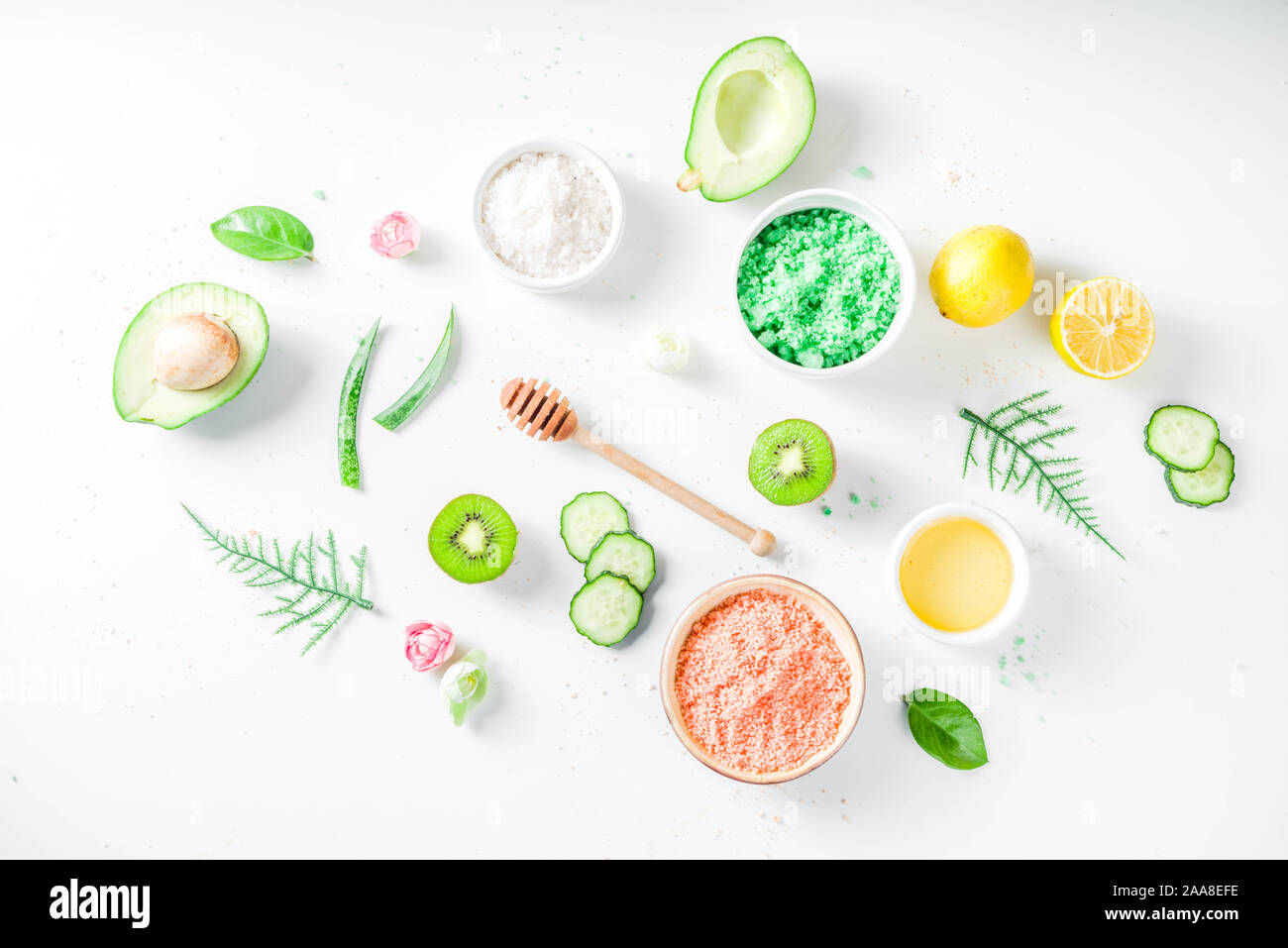 Natural and organic cosmetic concept. Spa and aromatherapy, Homemade ...