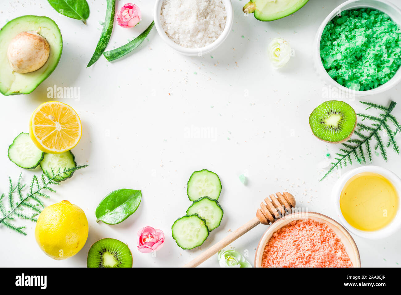 Natural and organic cosmetic concept. Spa and aromatherapy, Homemade ...