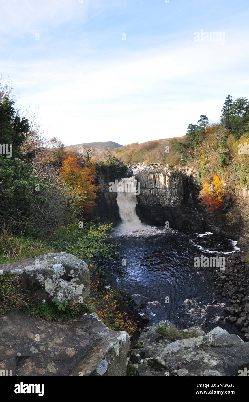 High force waterfall autumn hi-res stock photography and images - Alamy