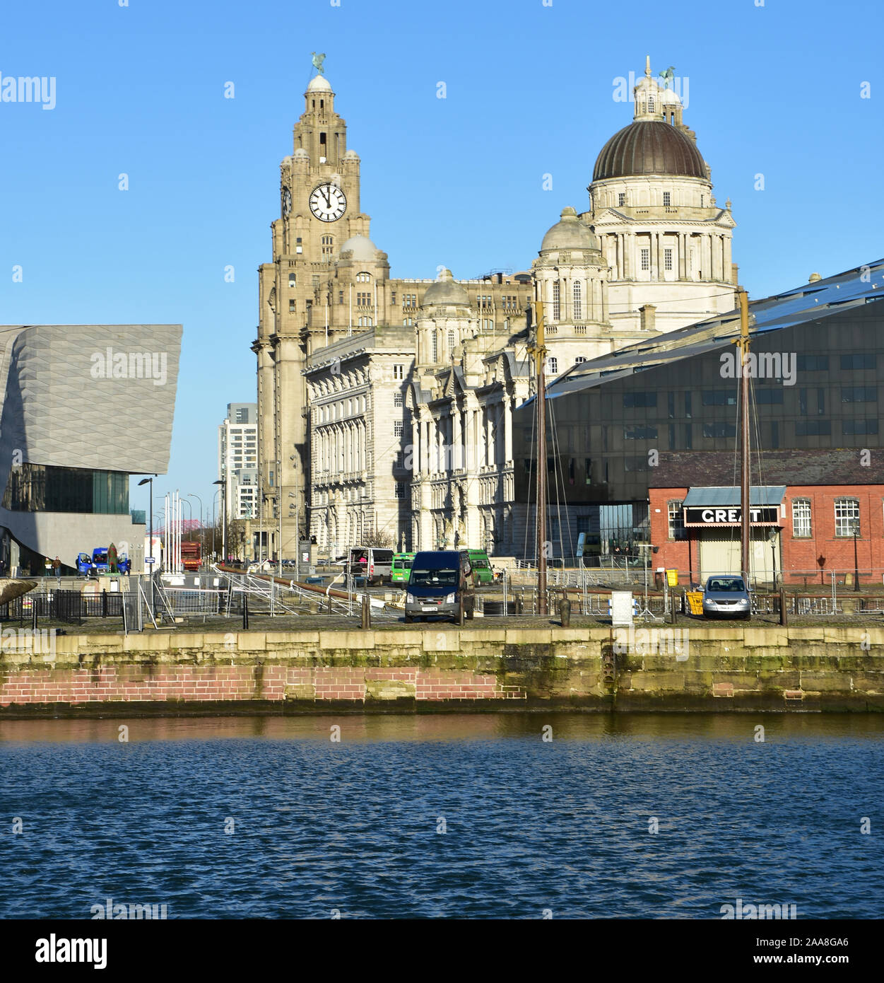 The Three Graces, Liverpool, Merseyside Stock Photo - Alamy