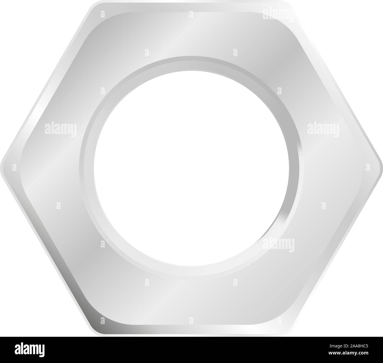 Metal bolt head Stock Vector Image & Art - Alamy