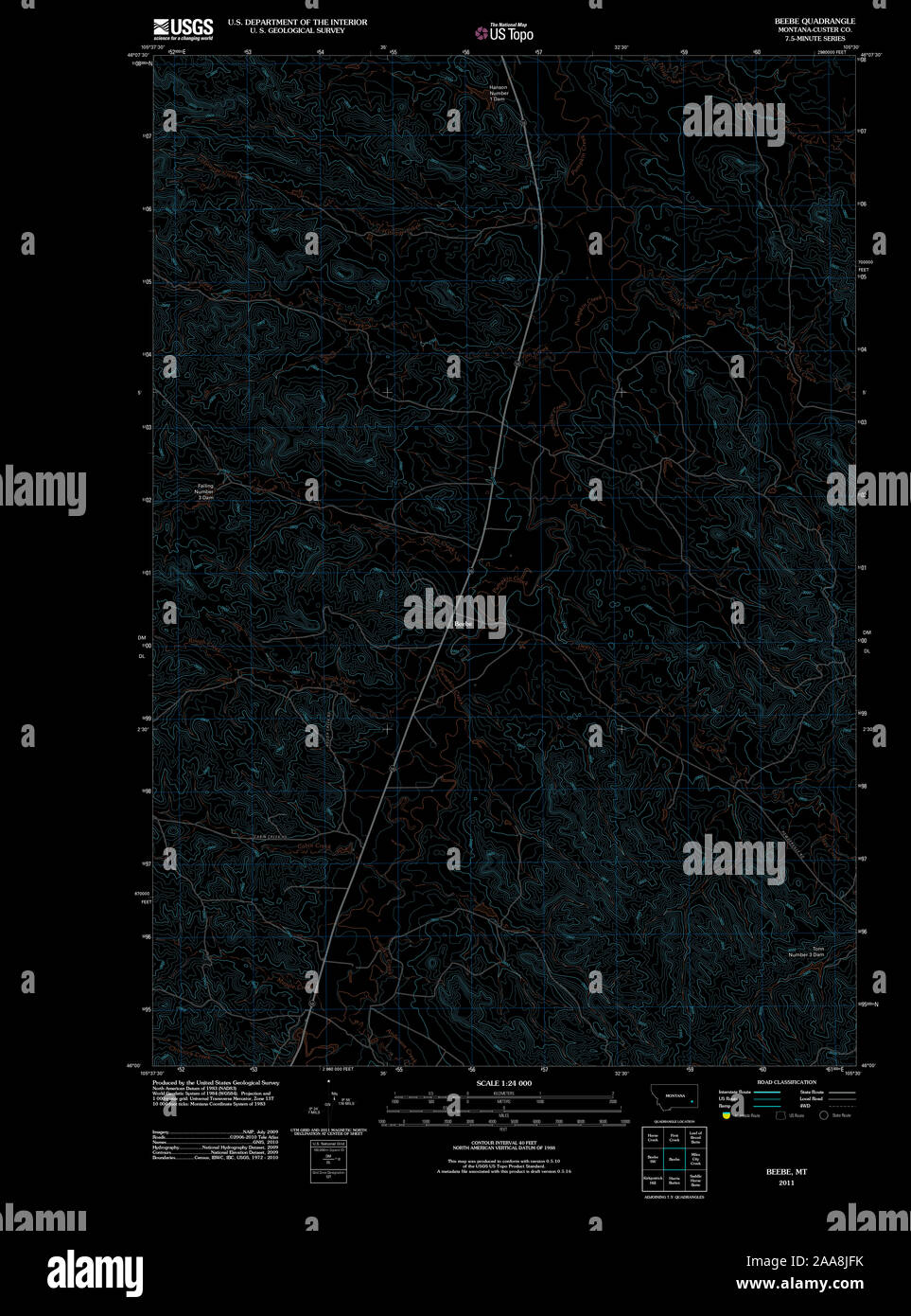 Map of beebe hi-res stock photography and images - Alamy