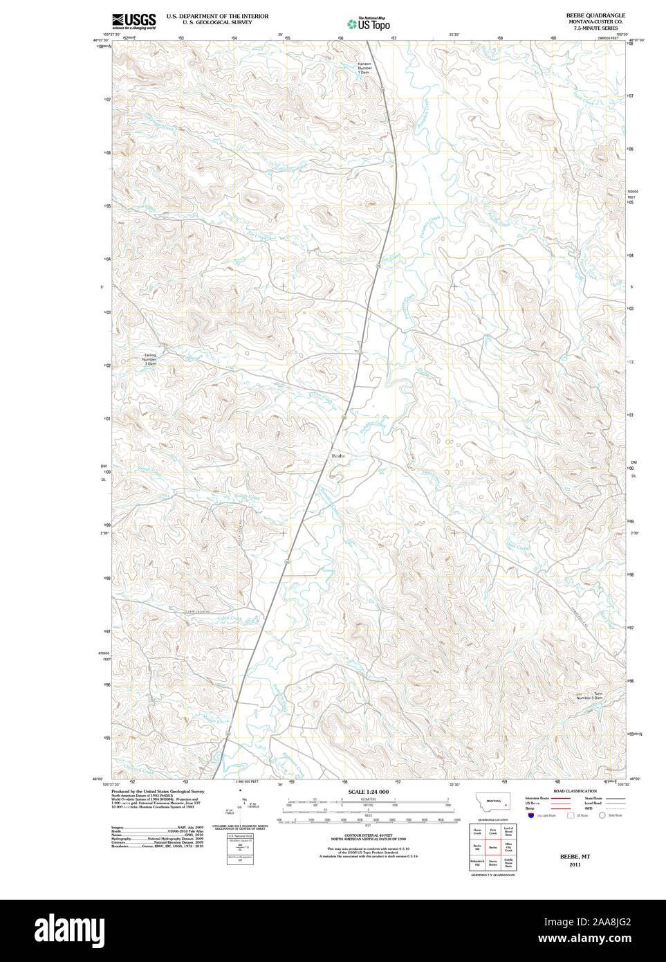 Map of beebe hi-res stock photography and images - Alamy
