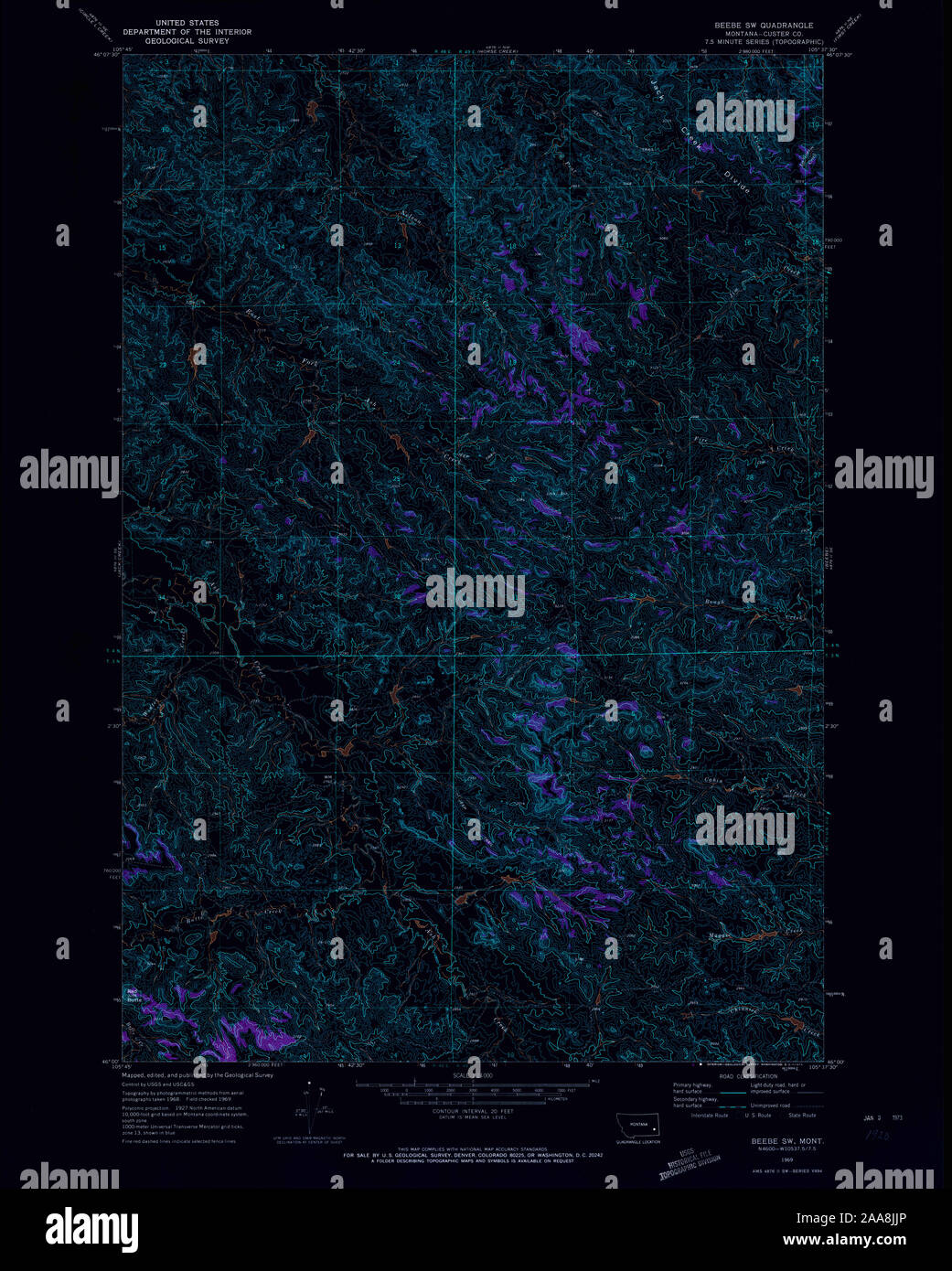 Map of beebe hi-res stock photography and images - Alamy