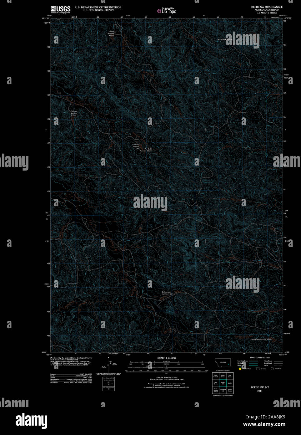 Map of beebe hi-res stock photography and images - Alamy