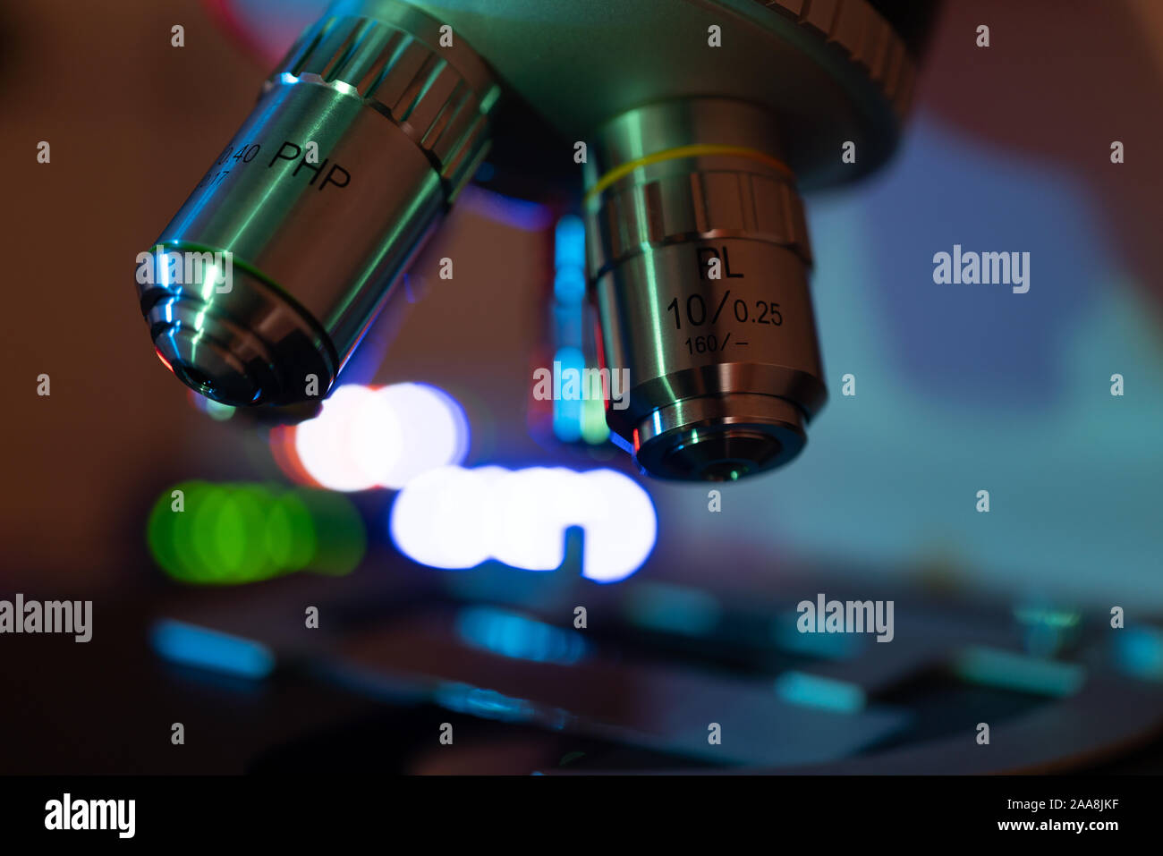 professional microscope in biological laboratory Stock Photo - Alamy