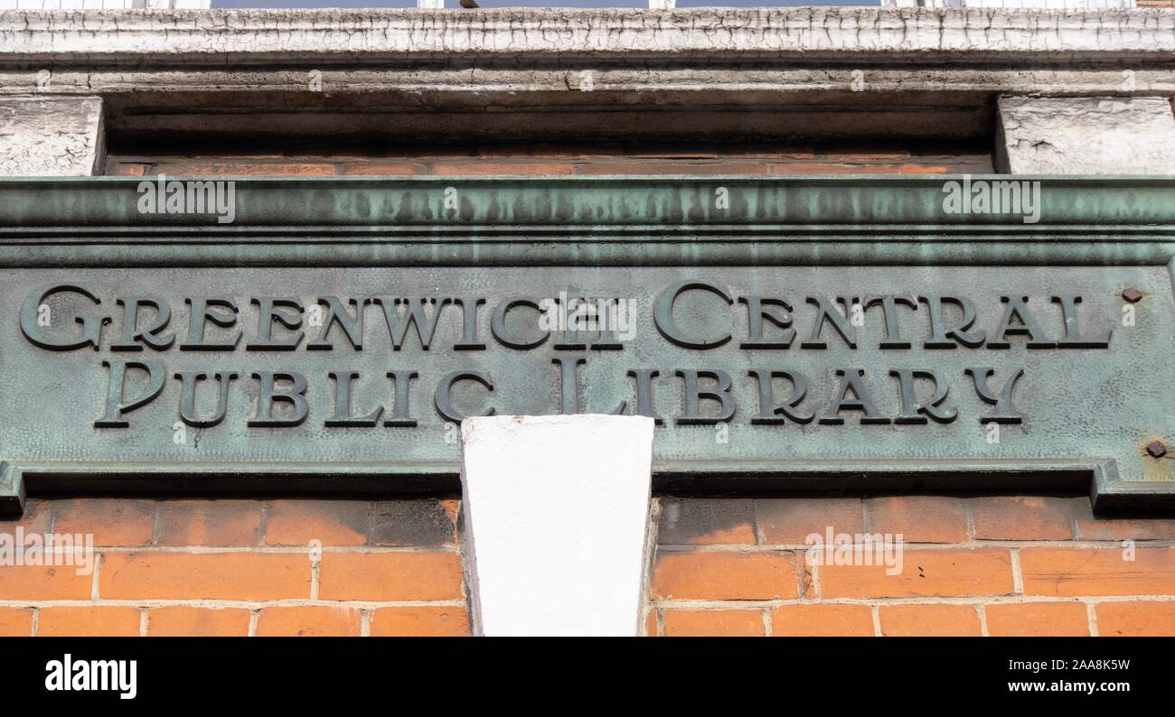 Greenwich public library hi-res stock photography and images - Alamy