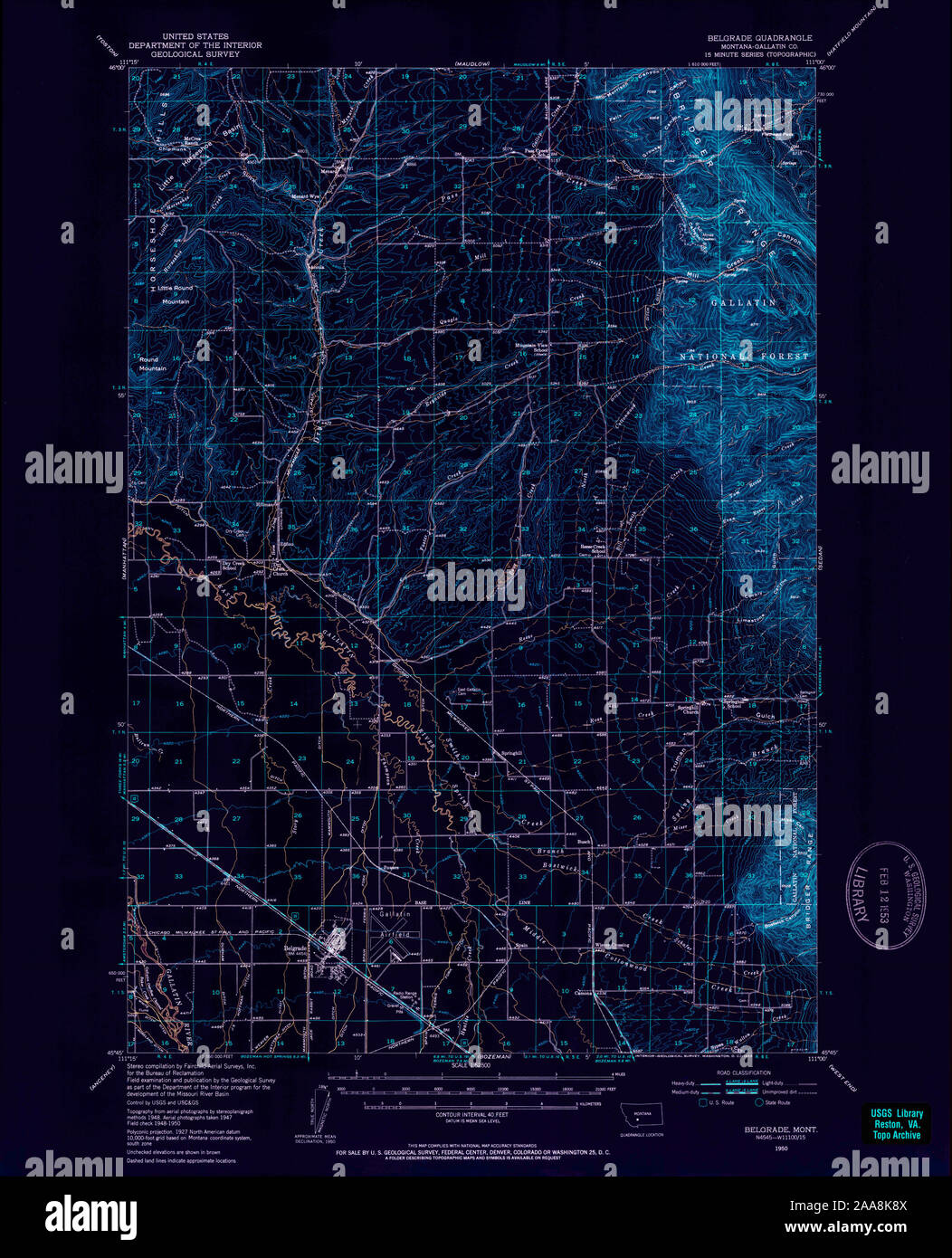 Map of belgrade montana hi-res stock photography and images - Alamy